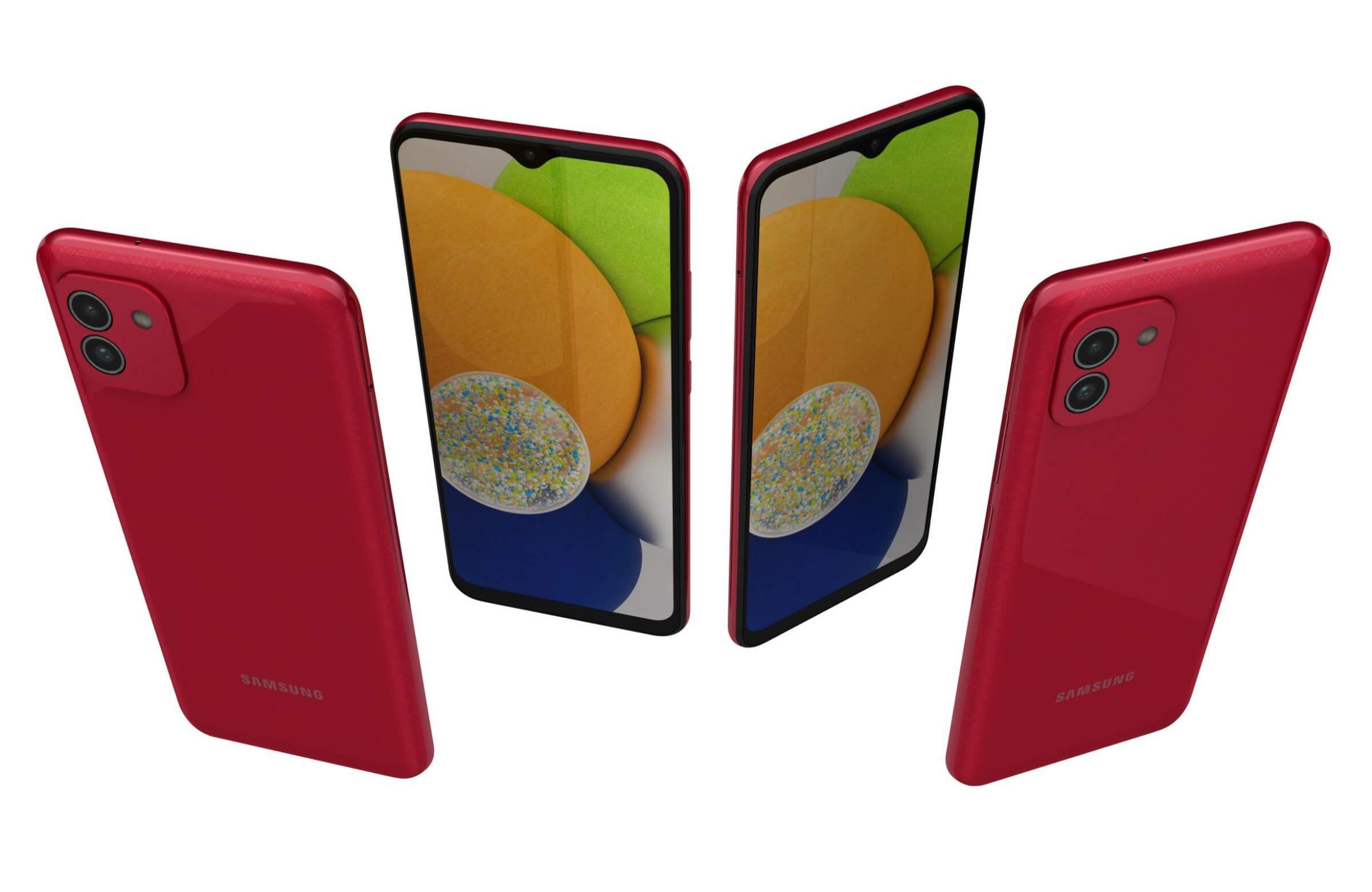 Samsung Galaxy A03 All Colors - 3D Model by Rever_Art