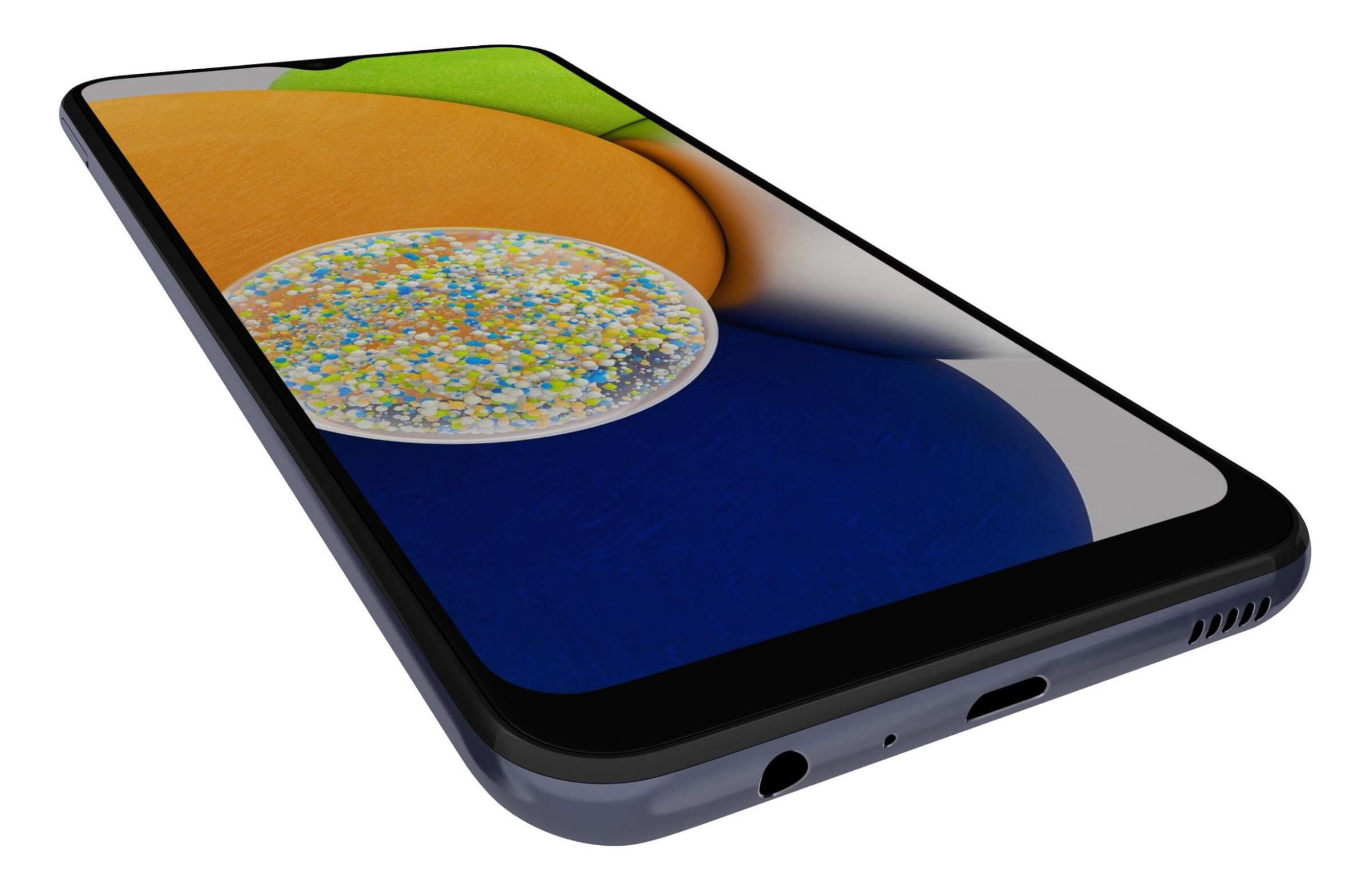 Samsung Galaxy A03 Blue - 3D Model by Rever_Art