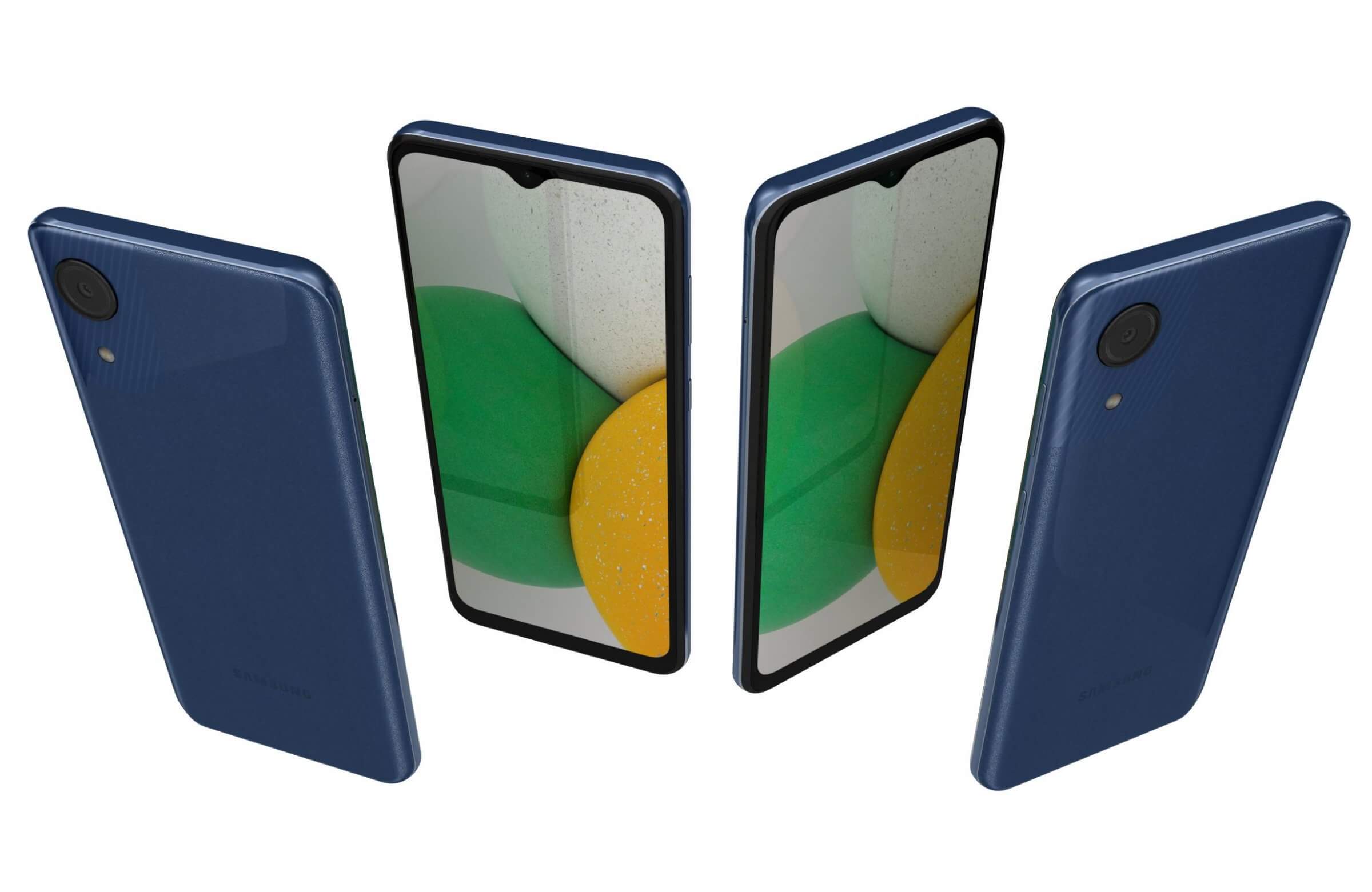 Samsung Galaxy A03 Core Black And Blue - 3D Model by Rever_Art