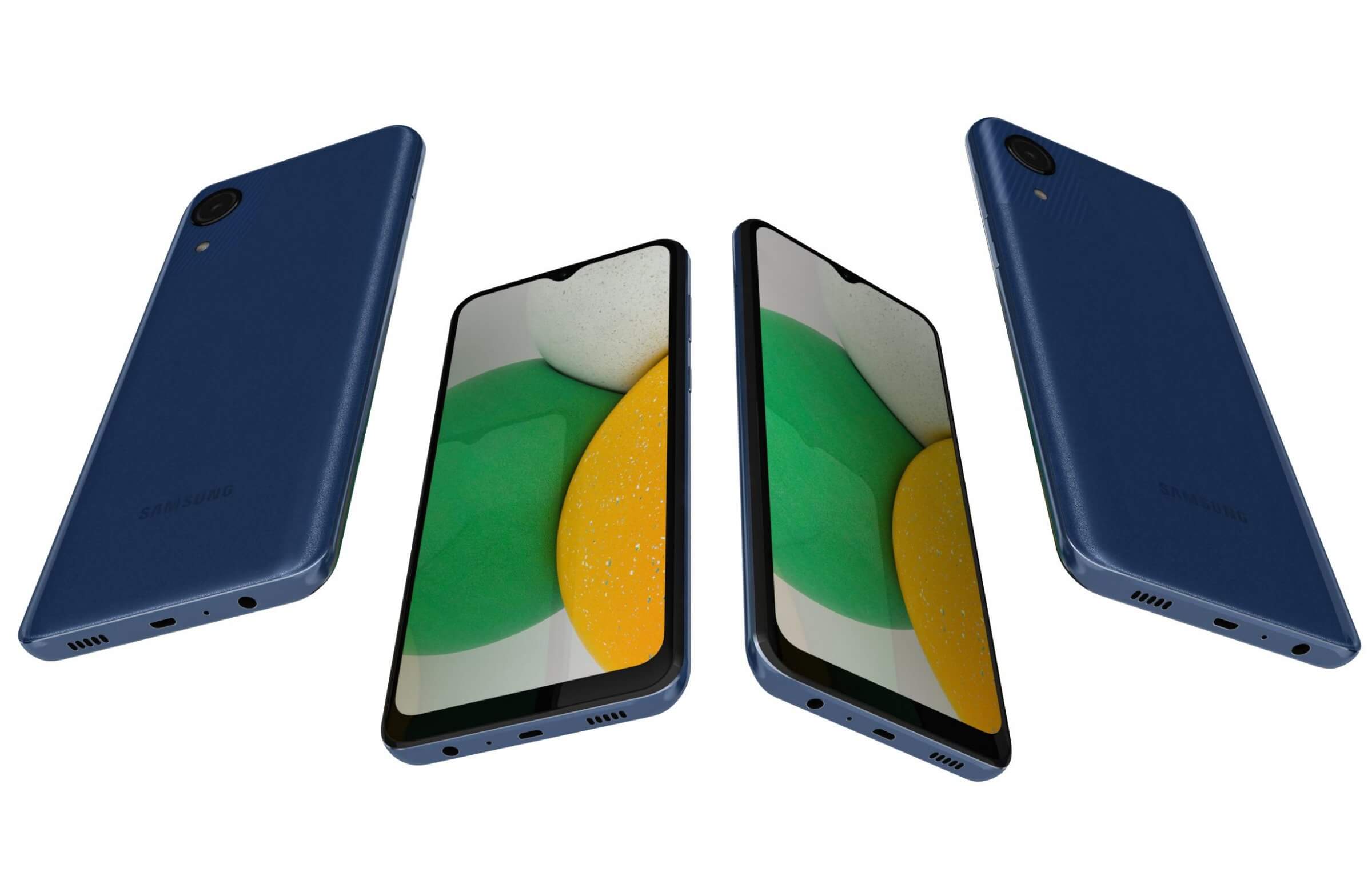 Samsung Galaxy A03 Core Black And Blue - 3D Model by Rever_Art