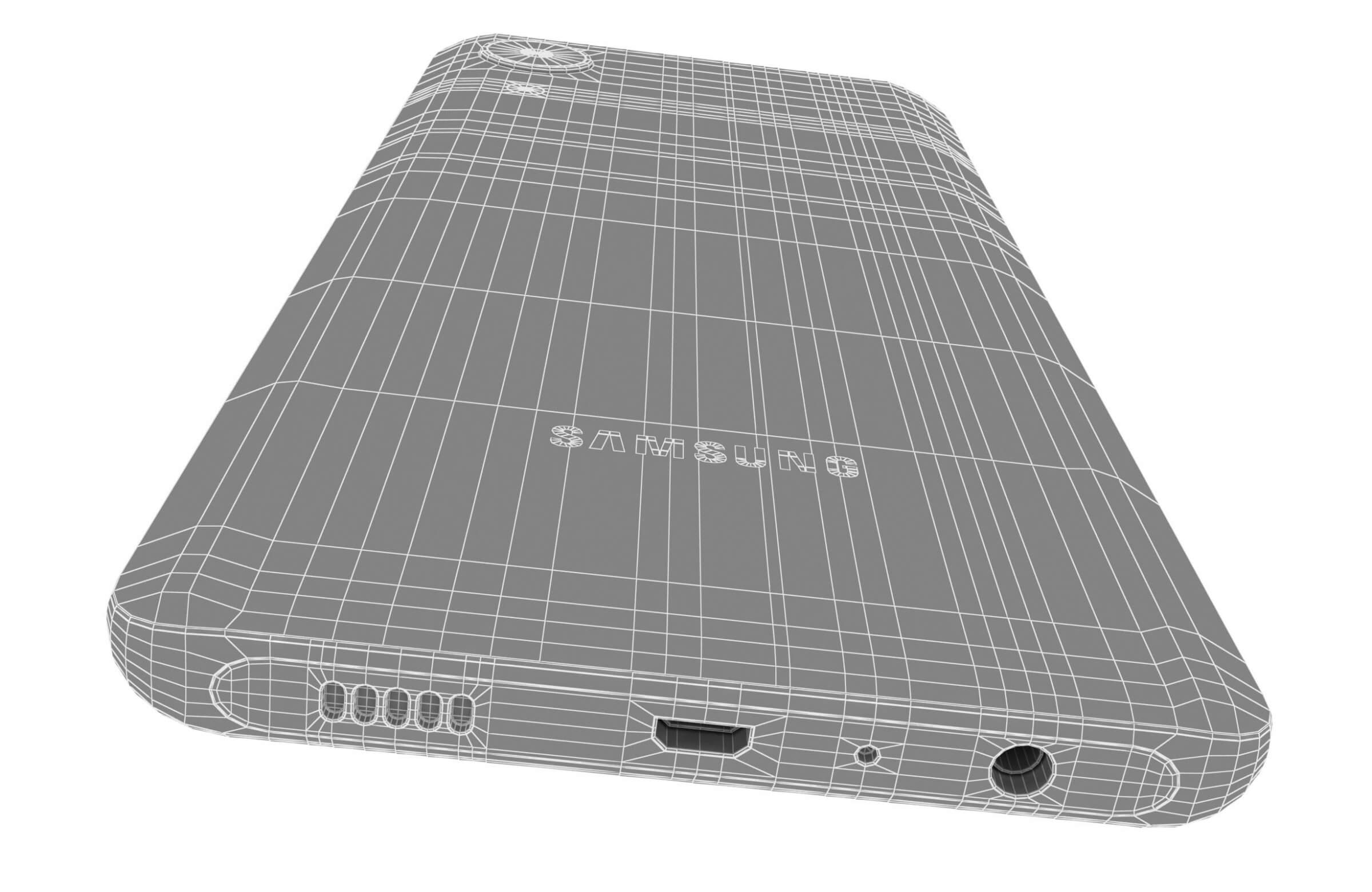 Samsung Galaxy A03 Core Black And Blue - 3D Model by Rever_Art
