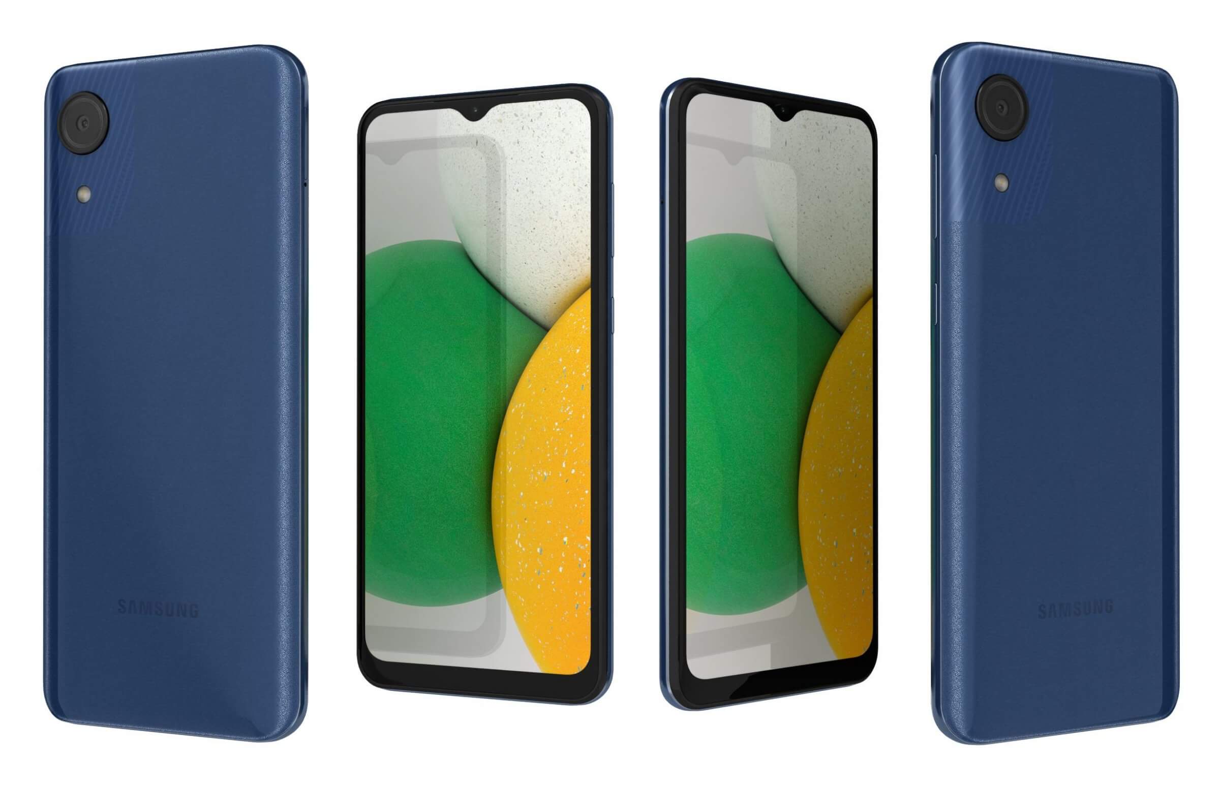 Samsung Galaxy A03 Core Blue - 3D Model by Rever_Art