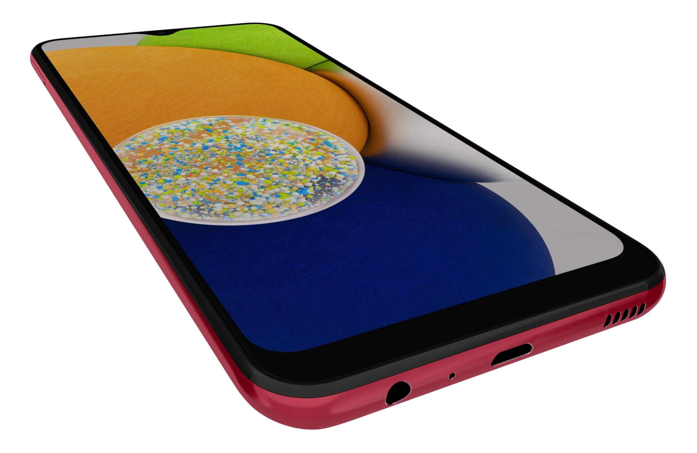 Samsung Galaxy A03 Red - 3D Model by Rever_Art