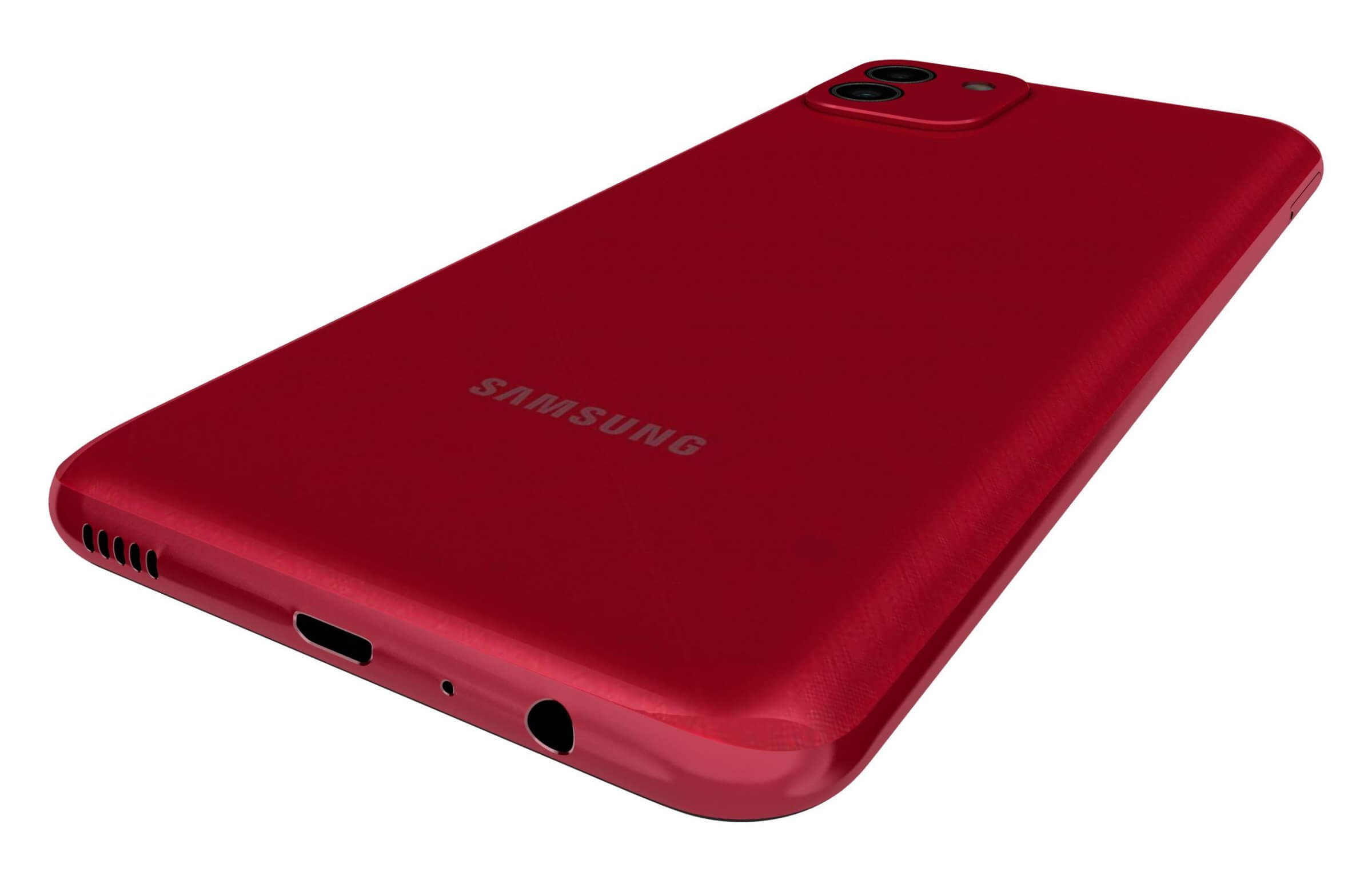 Samsung Galaxy A03 Red - 3D Model by Rever_Art