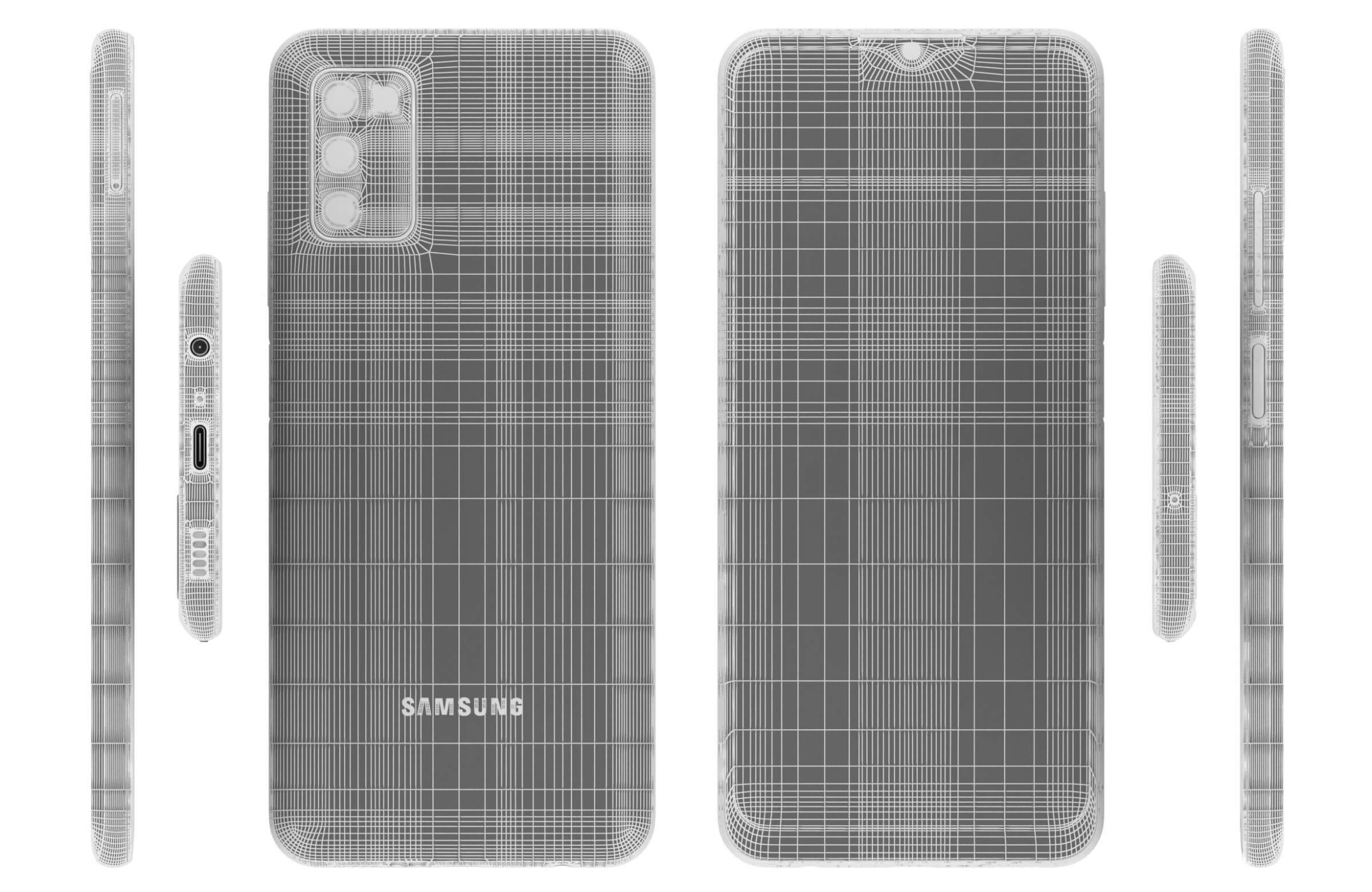 Samsung Galaxy A03s All Colors - 3D Model by Rever_Art