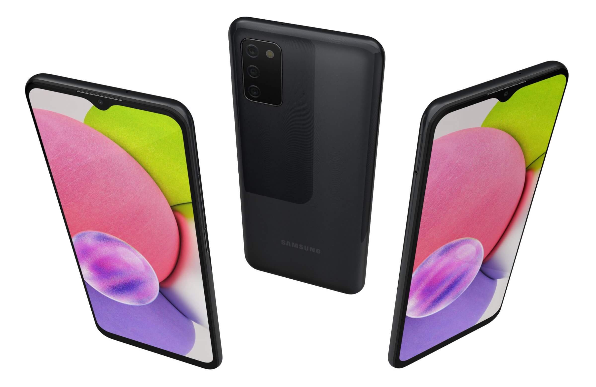 Samsung Galaxy A03s Black - 3D Model by Rever_Art