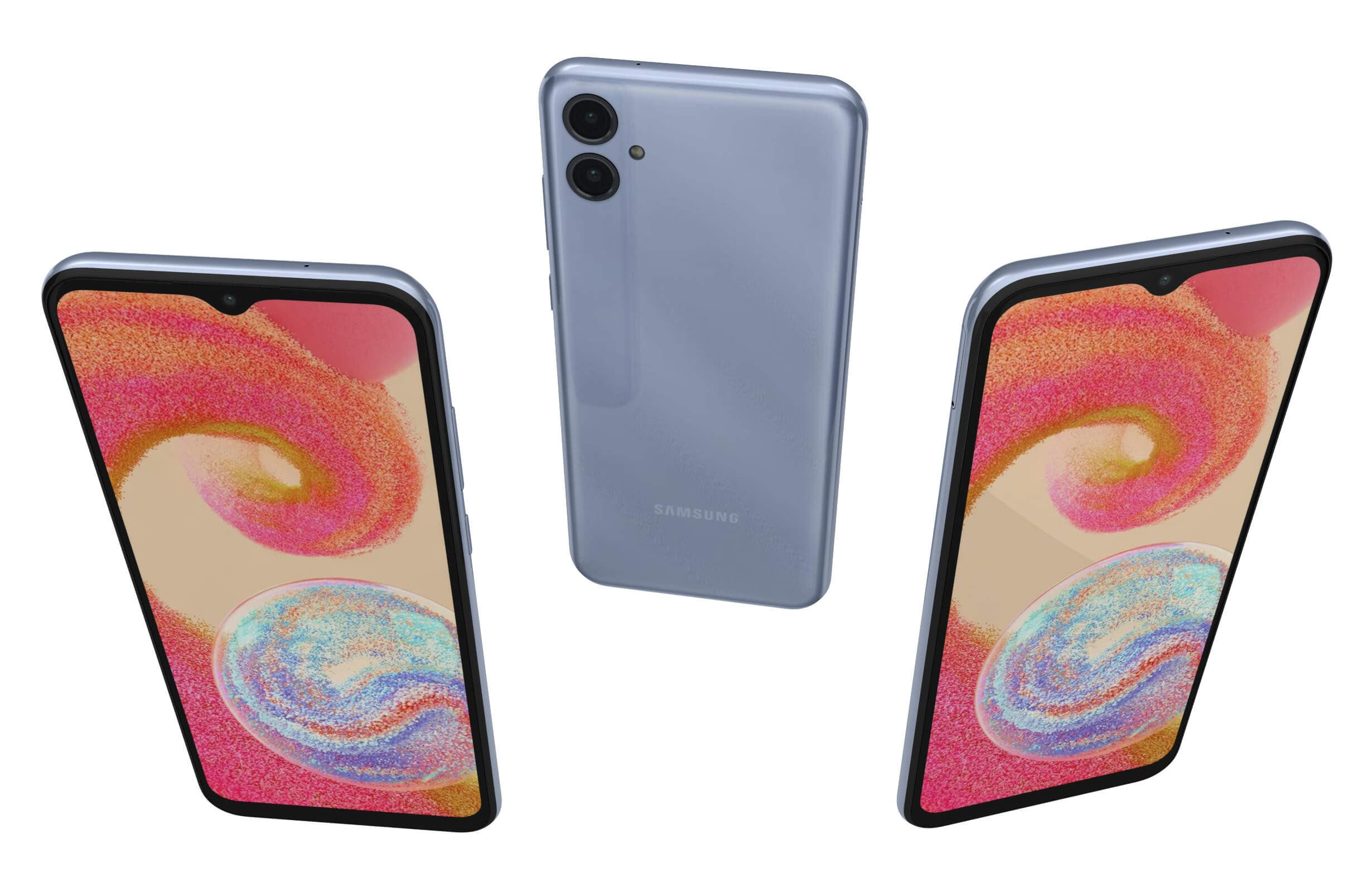 Samsung Galaxy A04e Light Blue - 3D Model by Rever_Art