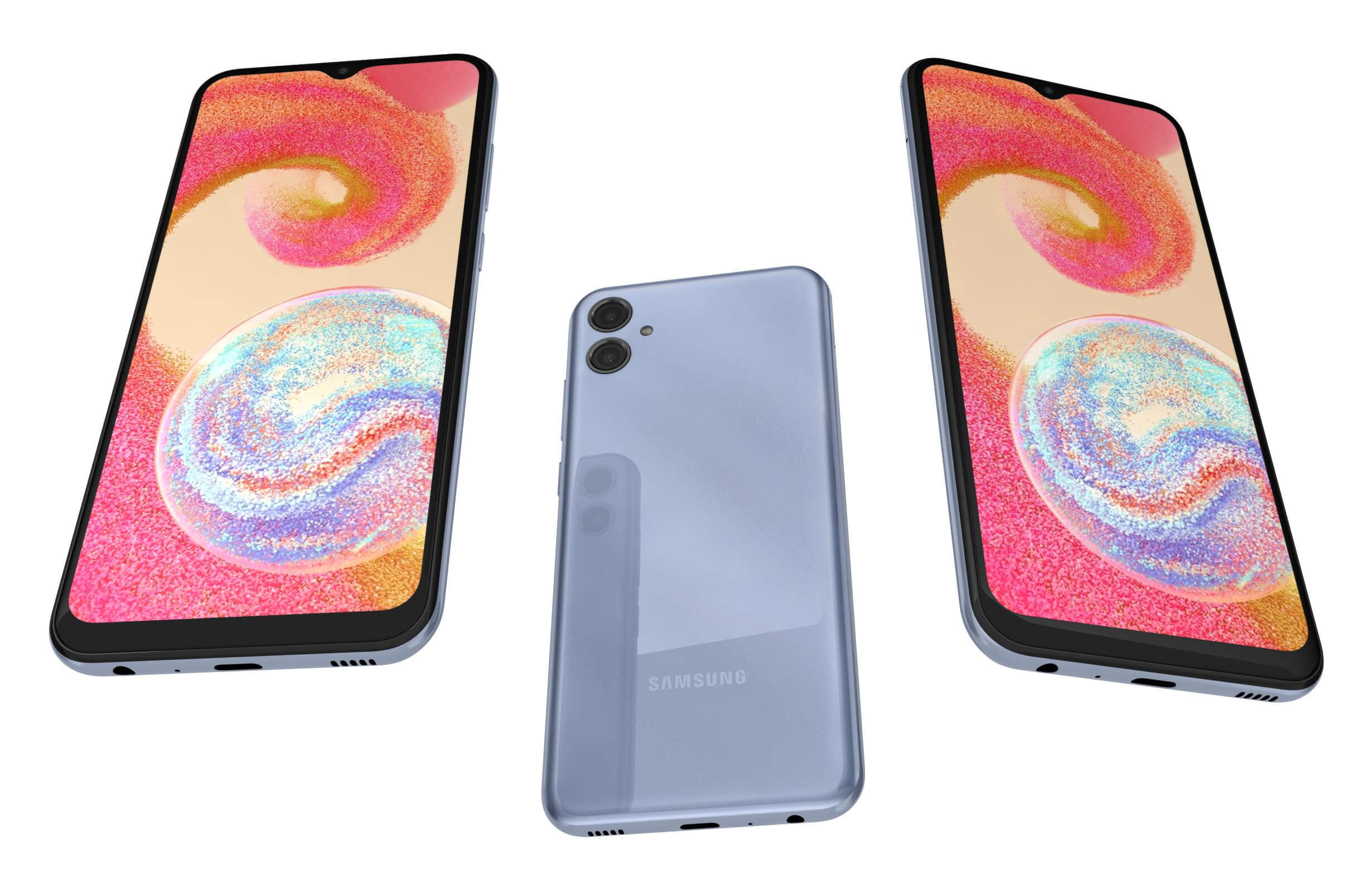 Samsung Galaxy A04e Light Blue - 3D Model by Rever_Art