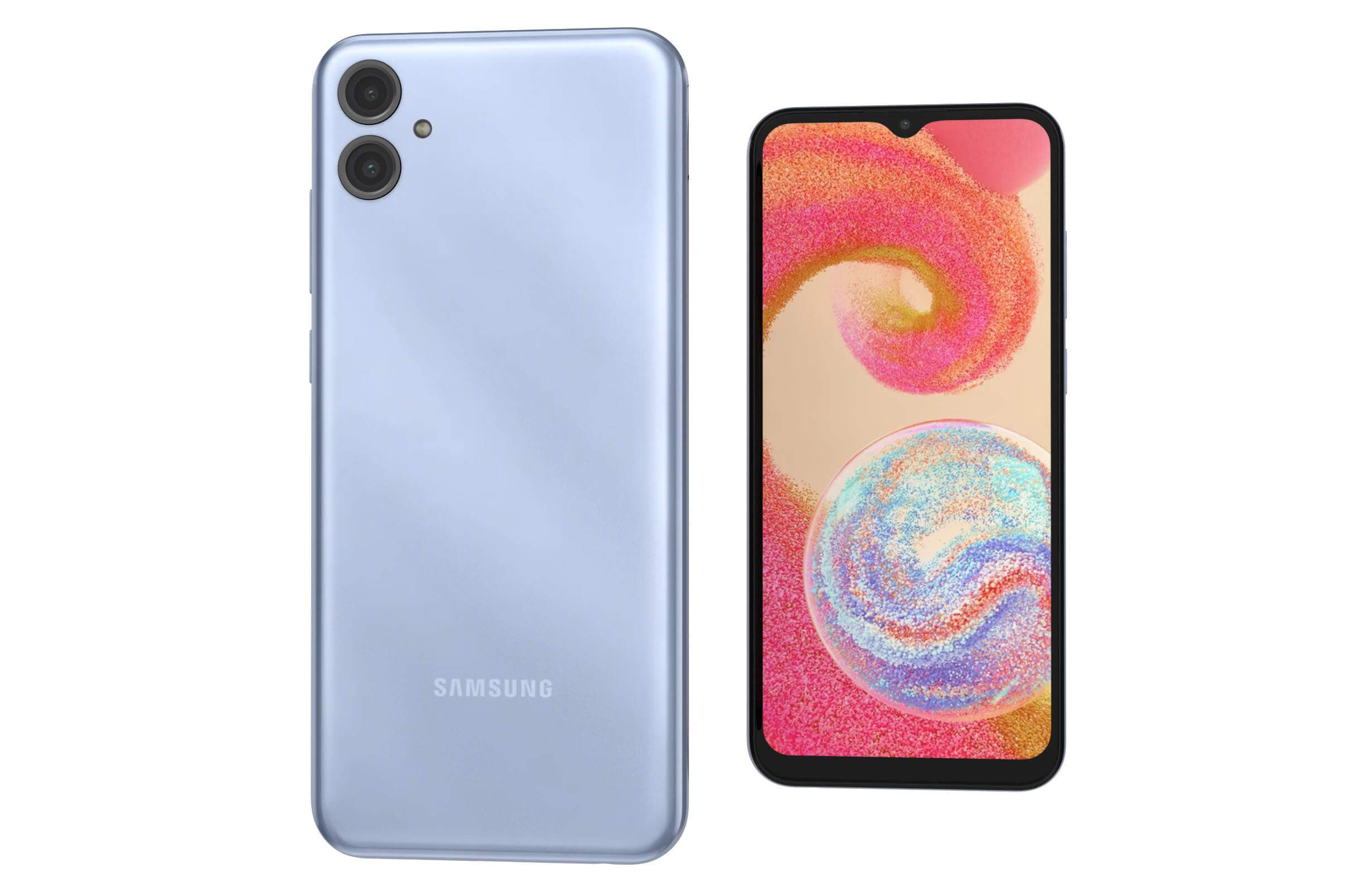 Samsung Galaxy A04e Light Blue - 3D Model by Rever_Art