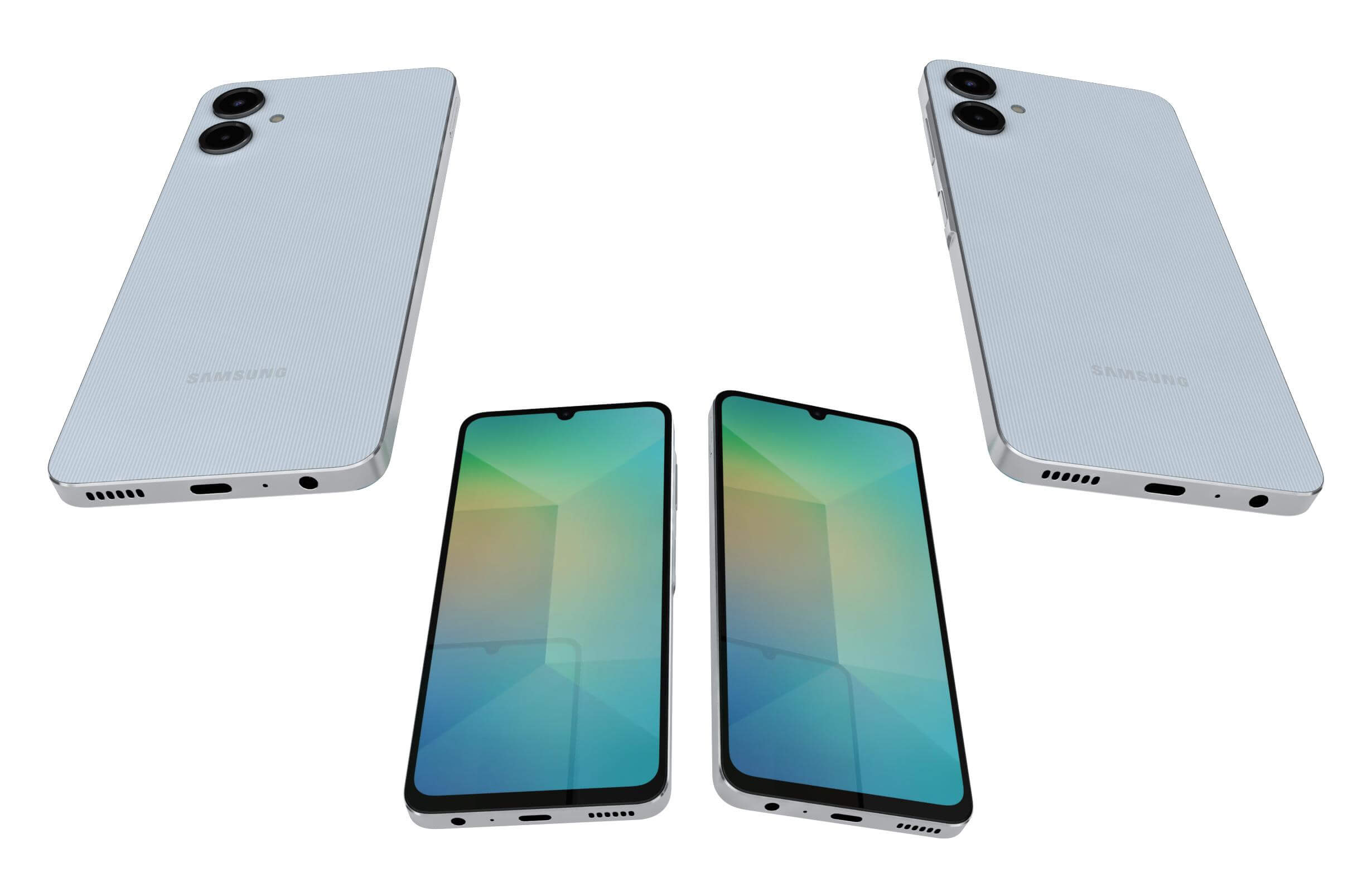 Samsung Galaxy A06 All Colors - 3D Model by Rever_Art