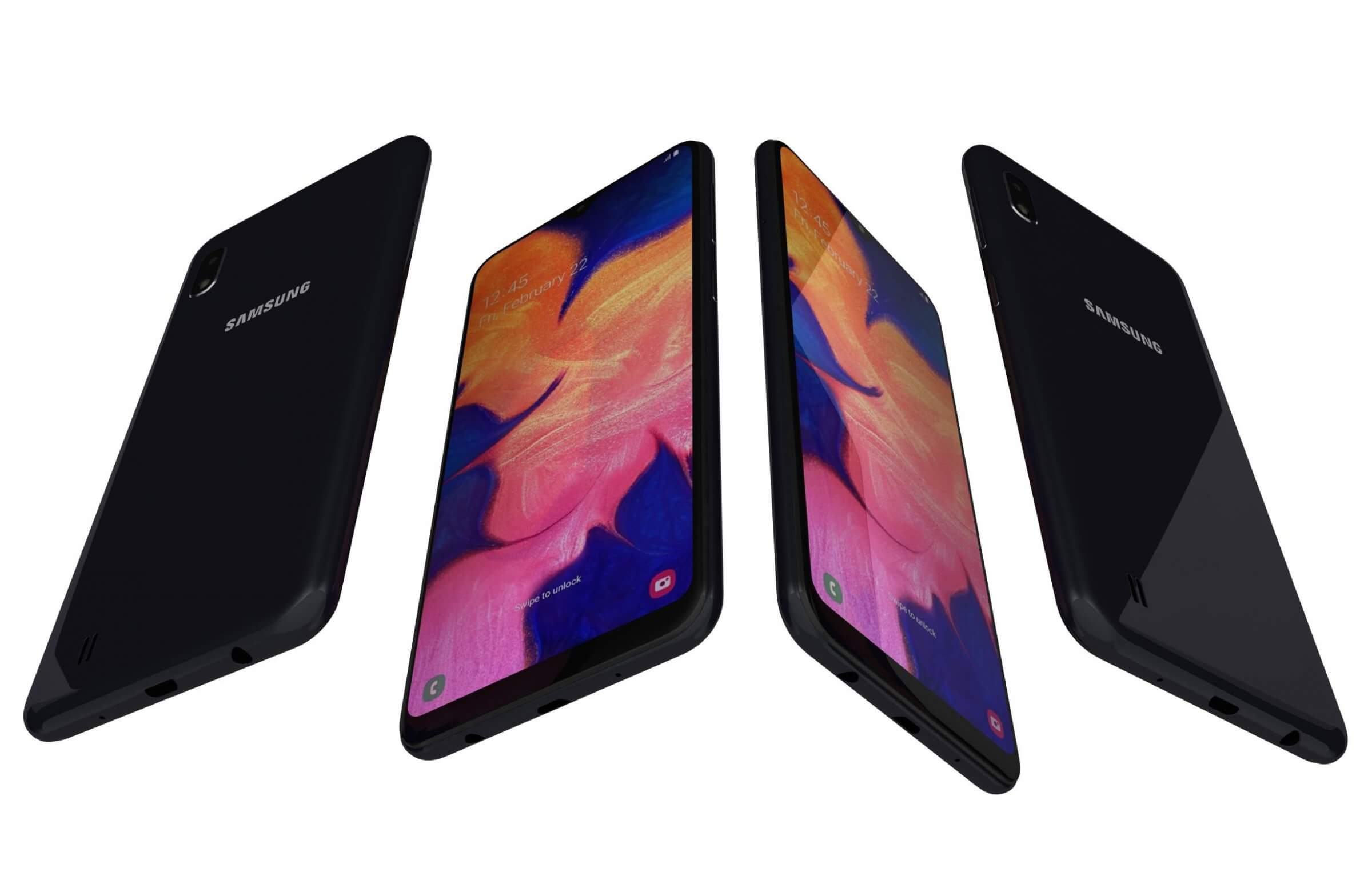 Samsung Galaxy A10 All Colors - 3D Model by Rever_Art