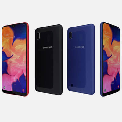 Samsung Galaxy A10 All Colors - 3D Model by Rever_Art