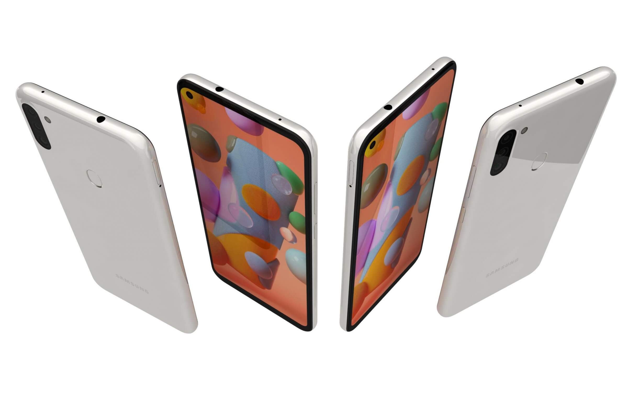 Samsung Galaxy A11 All Colors - 3D Model by Rever_Art