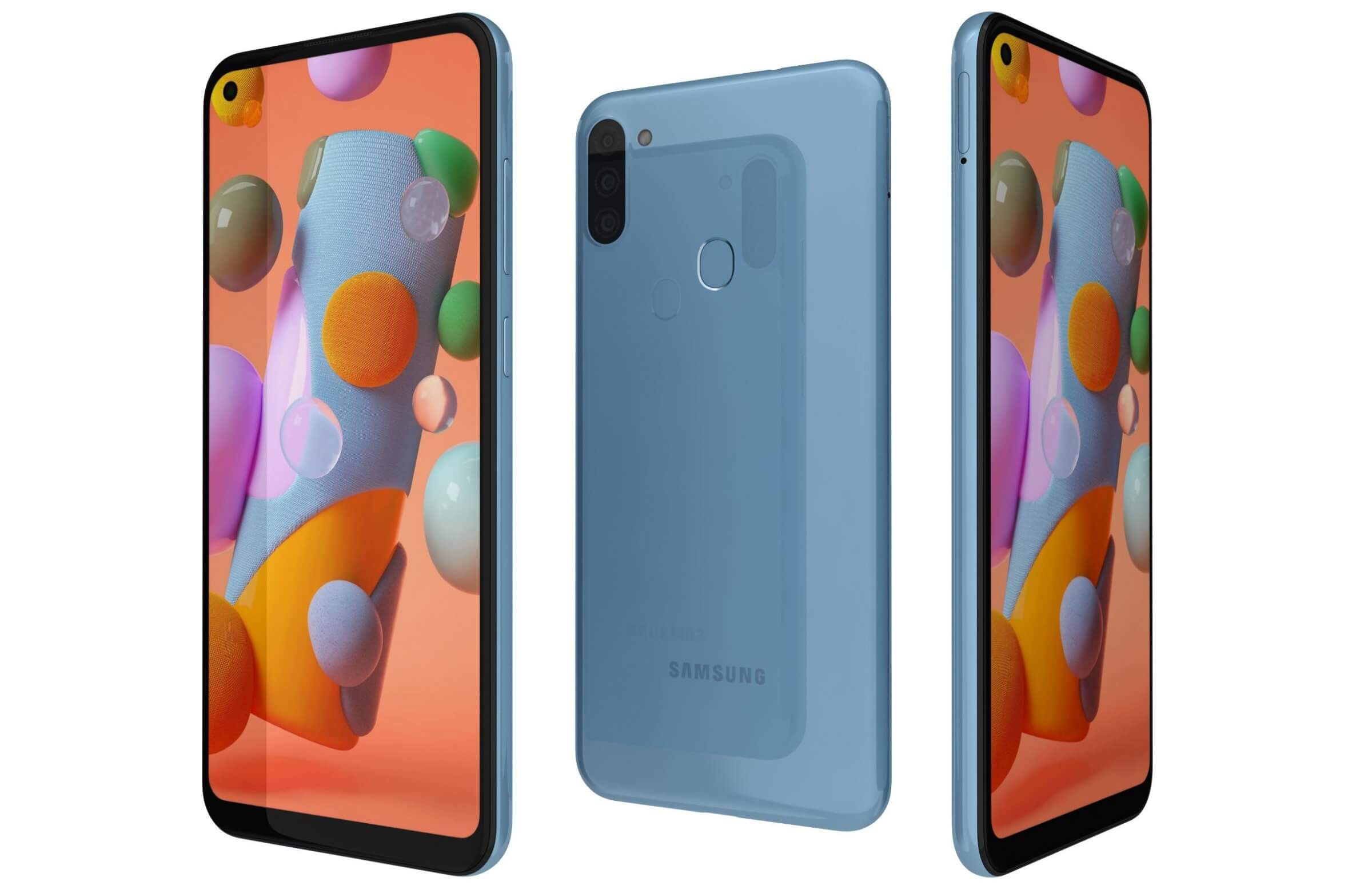 Samsung Galaxy A11 All Colors - 3D Model by Rever_Art