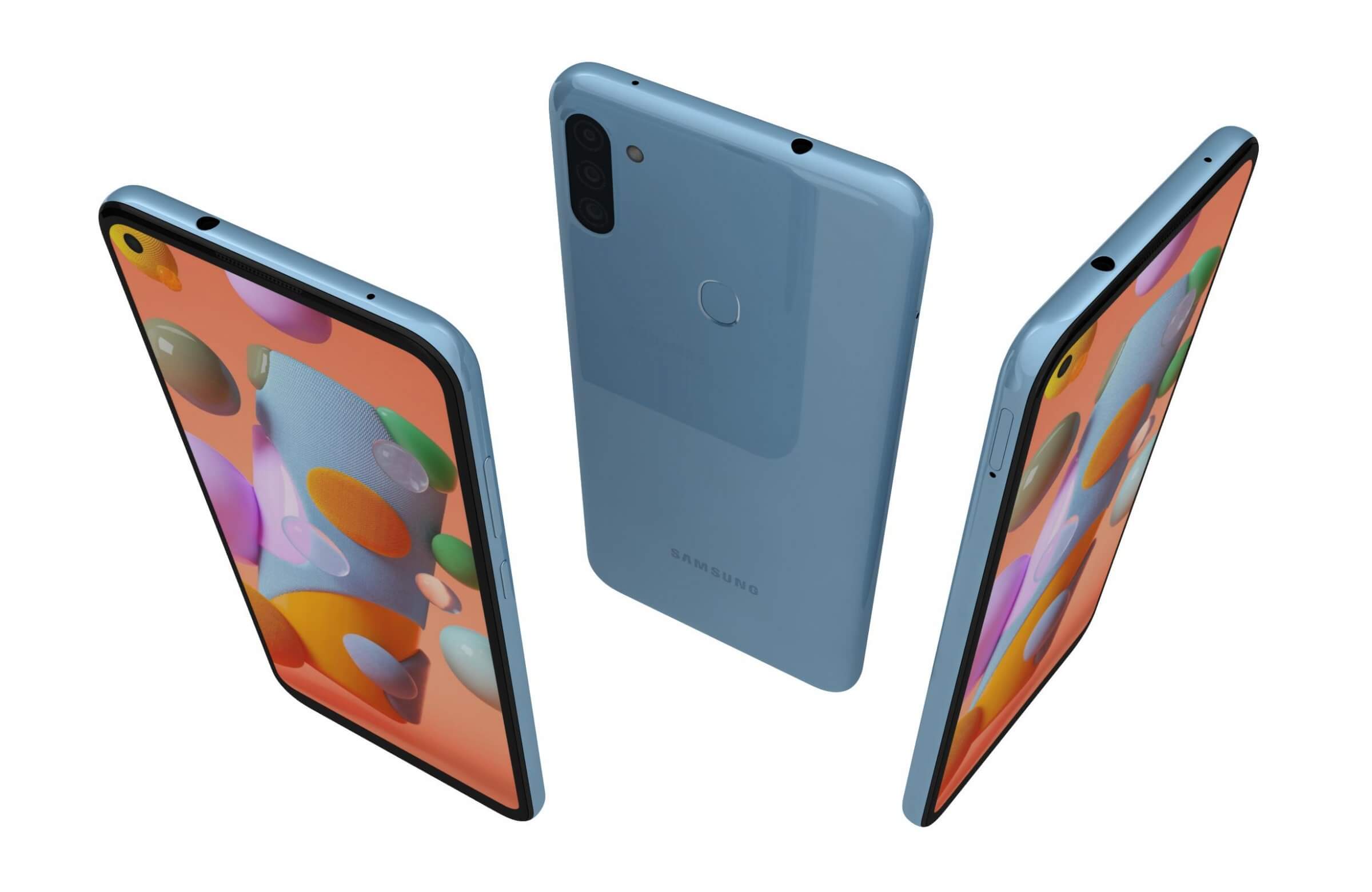 Samsung Galaxy A11 All Colors - 3D Model by Rever_Art