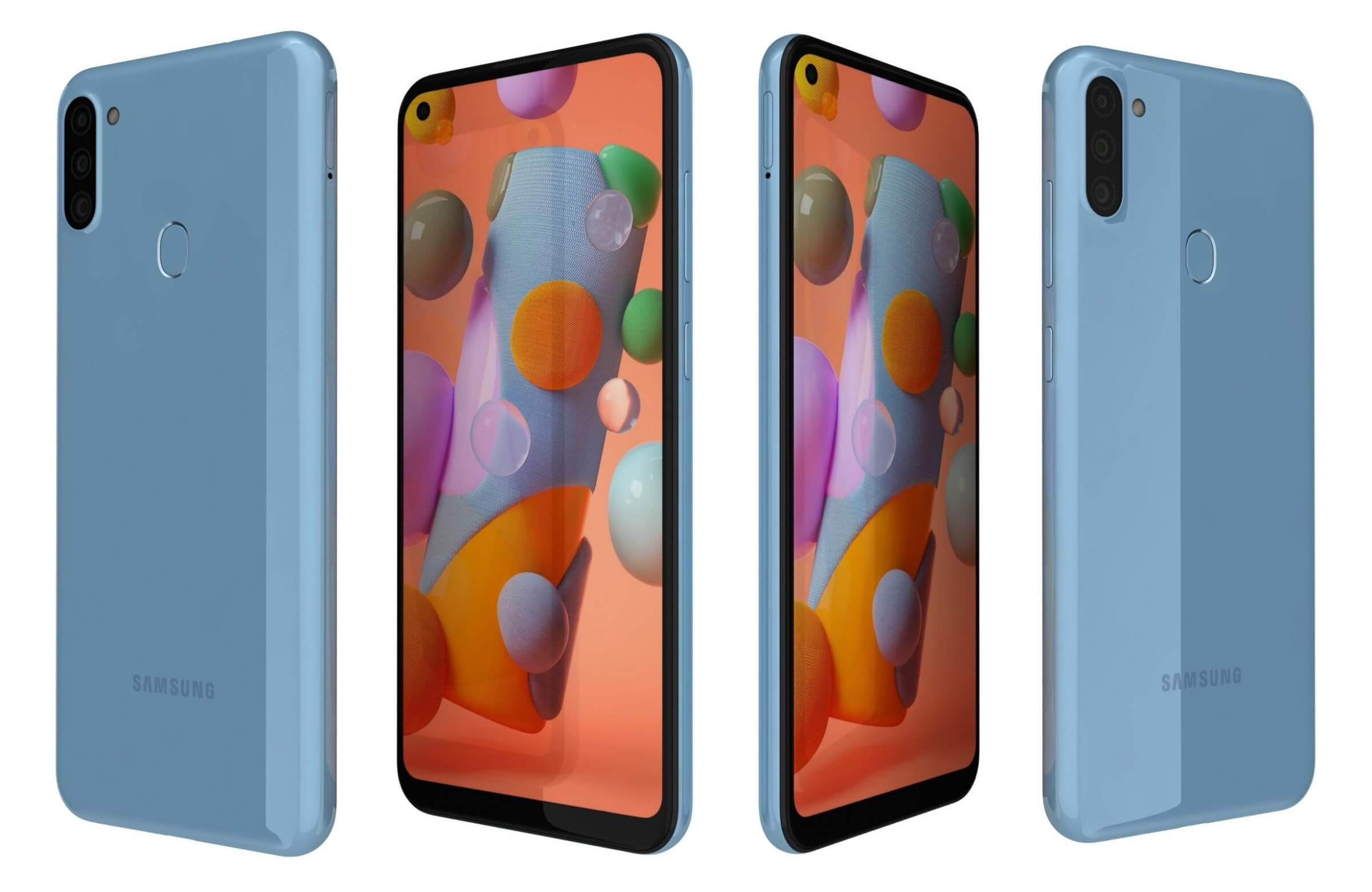 Samsung Galaxy A11 All Colors - 3D Model by Rever_Art