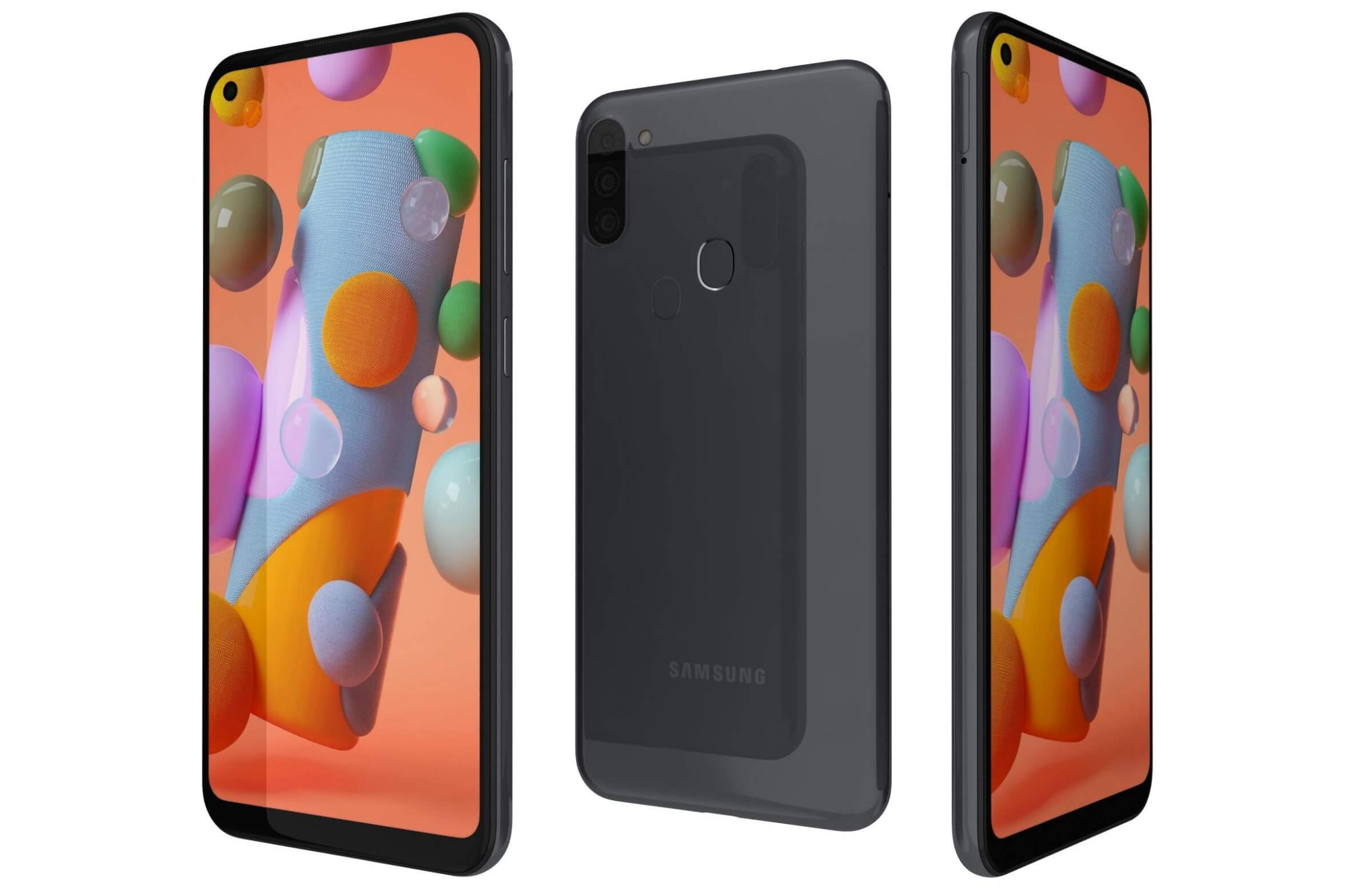 Samsung Galaxy A11 All Colors - 3D Model by Rever_Art