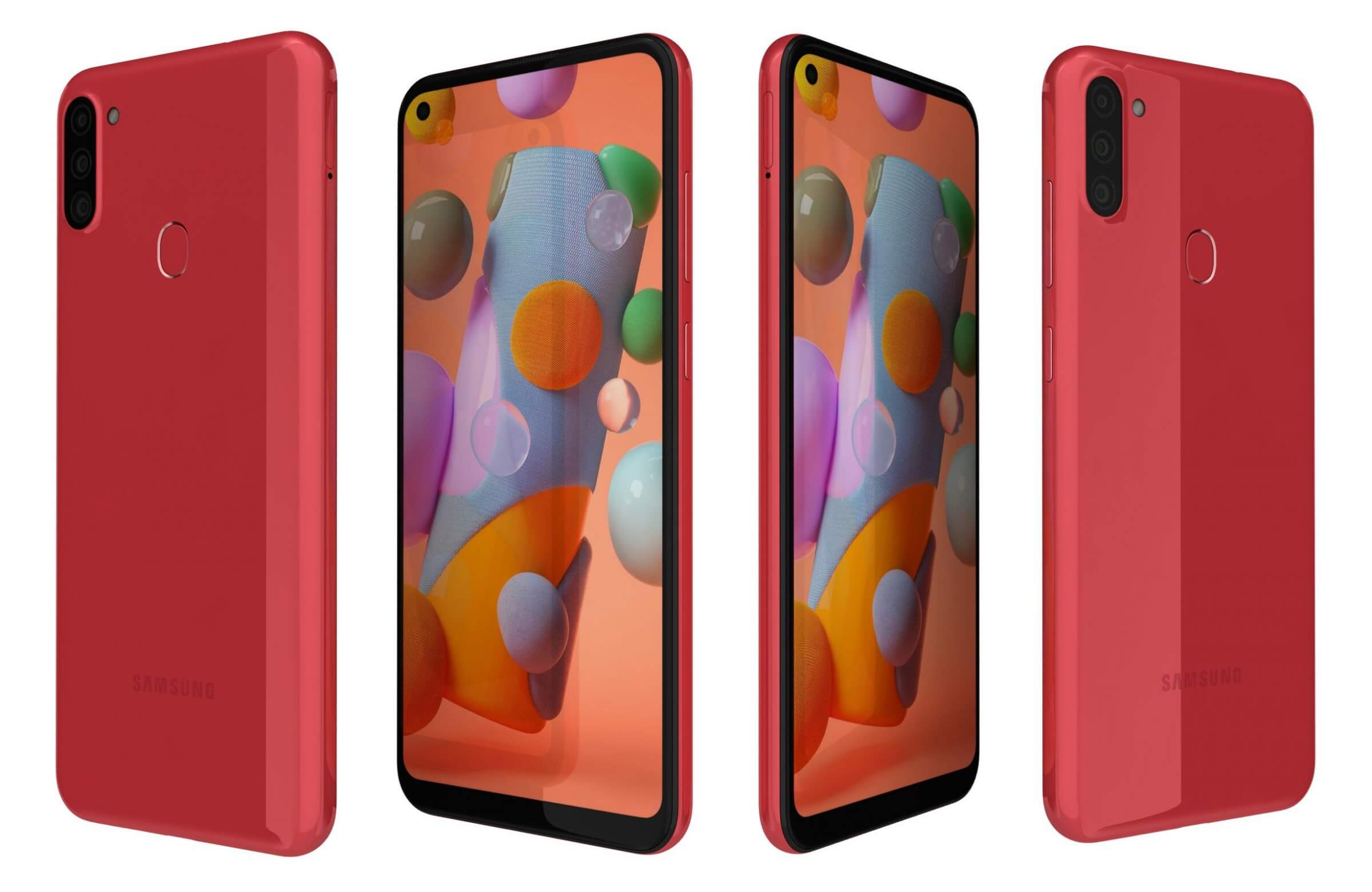 Samsung Galaxy A11 All Colors - 3D Model by Rever_Art