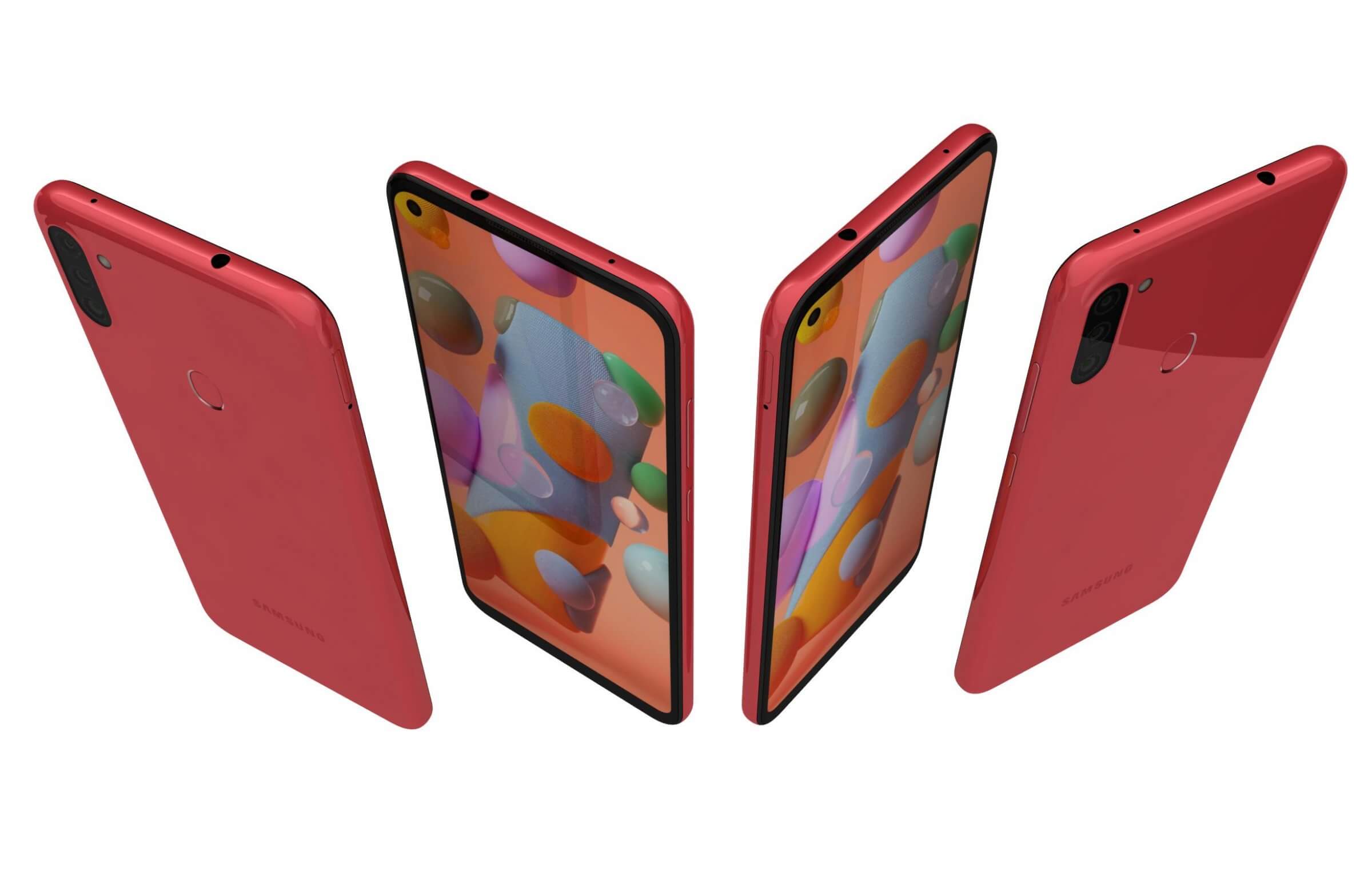 Samsung Galaxy A11 All Colors - 3D Model by Rever_Art