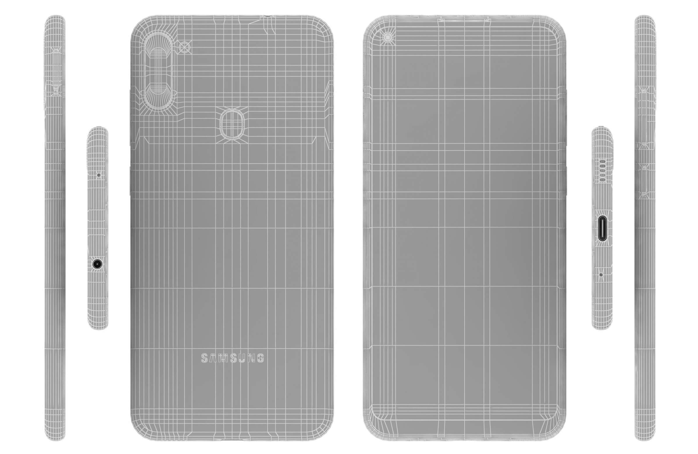 Samsung Galaxy A11 All Colors - 3D Model by Rever_Art