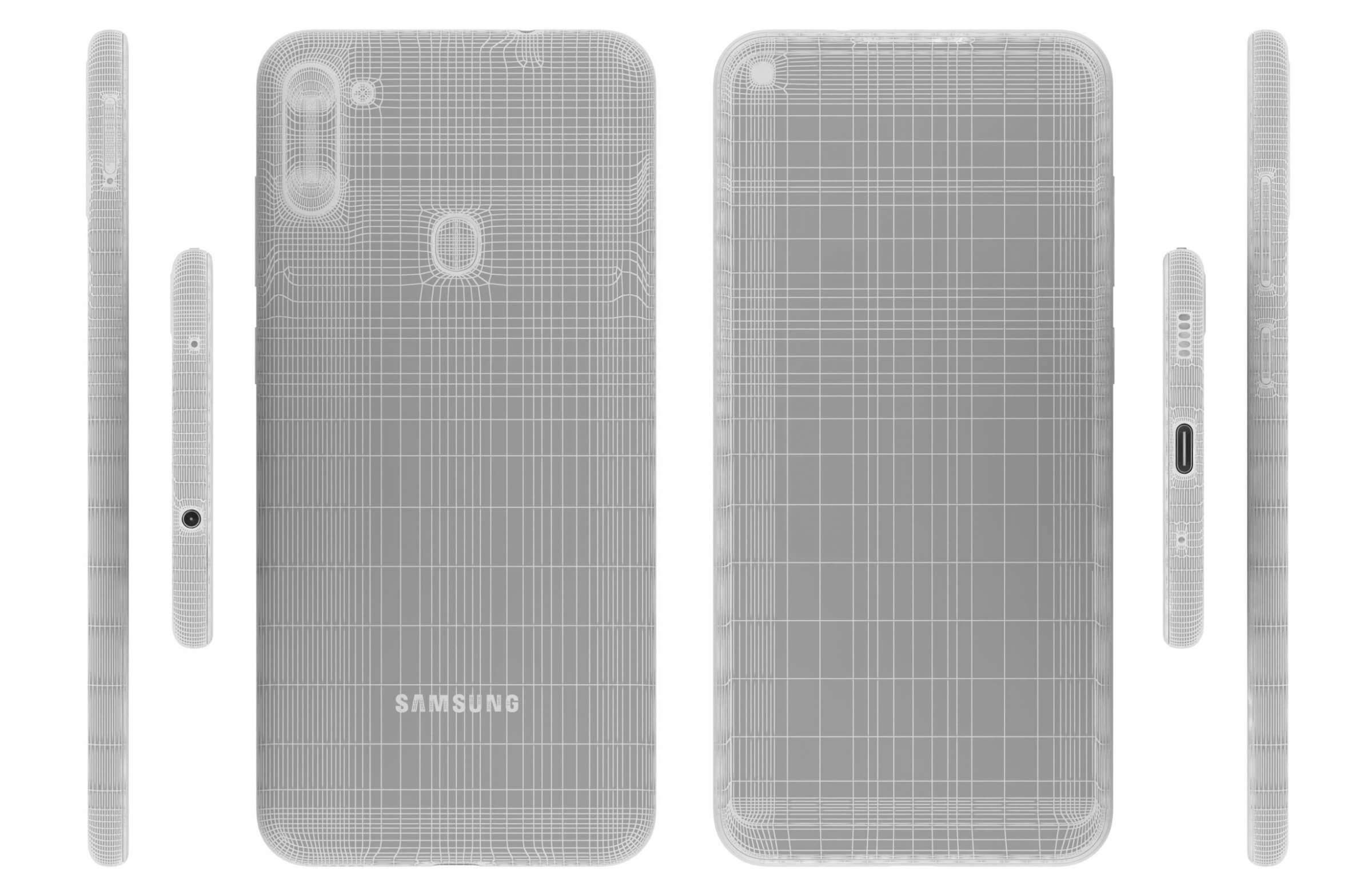 Samsung Galaxy A11 All Colors - 3D Model by Rever_Art