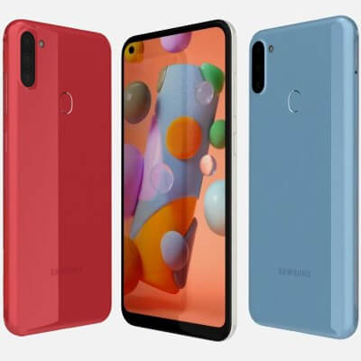 Samsung Galaxy A11 All Colors - 3D Model by Rever_Art