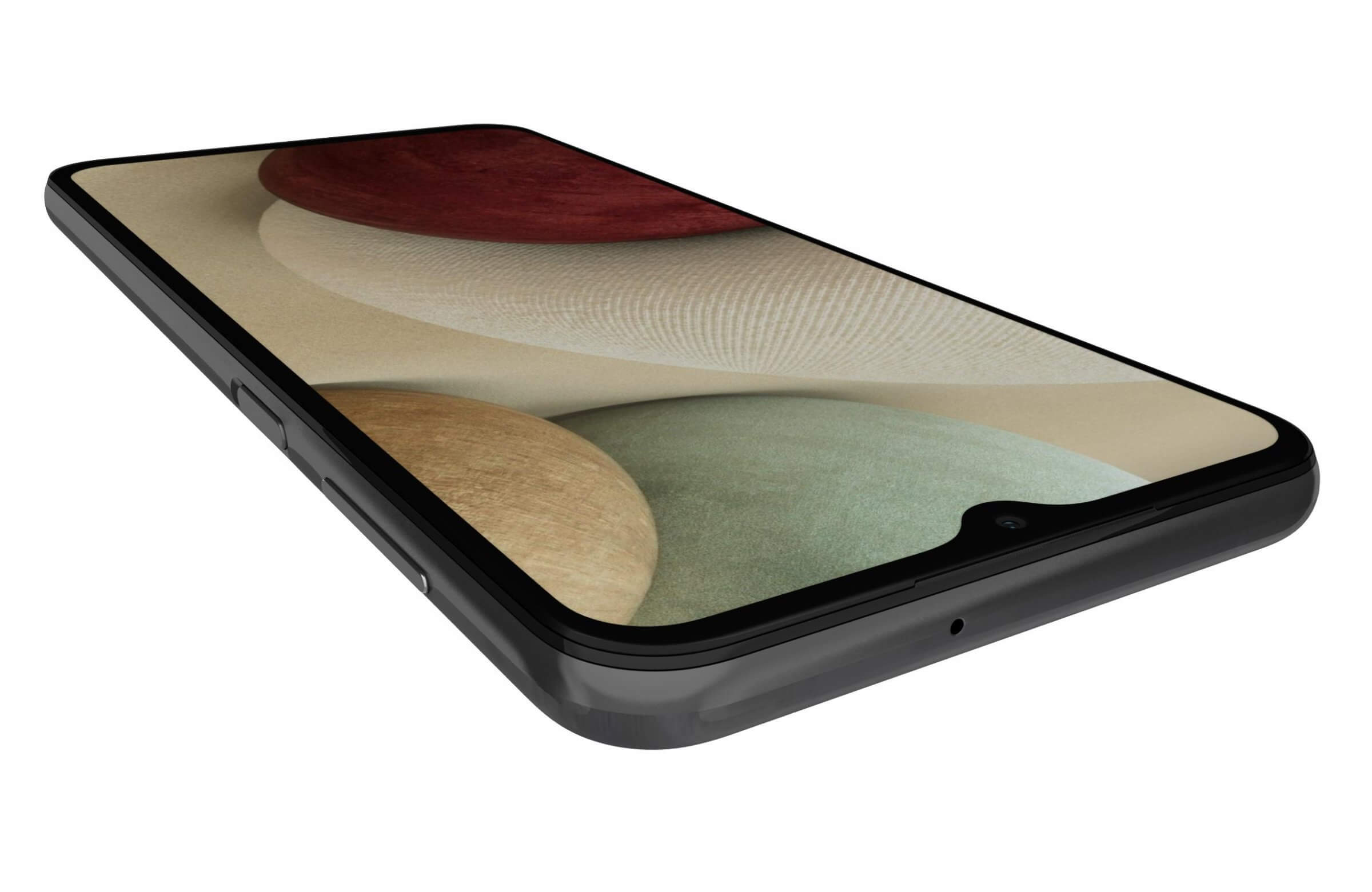 Samsung Galaxy A12 Black - 3D Model by Rever_Art