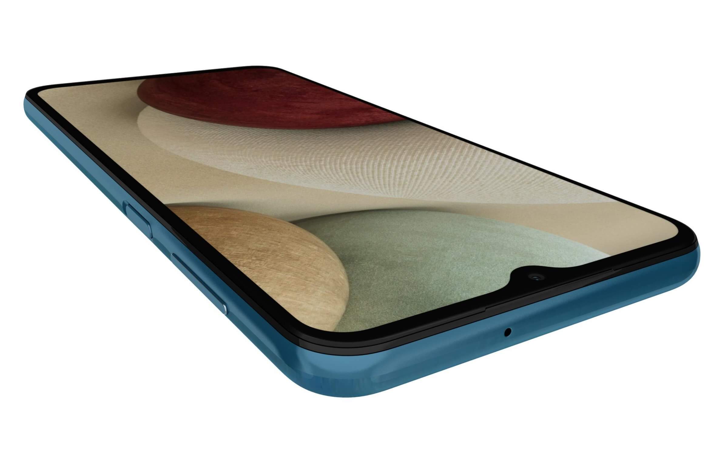 Samsung Galaxy A12 Blue - 3D Model by Rever_Art