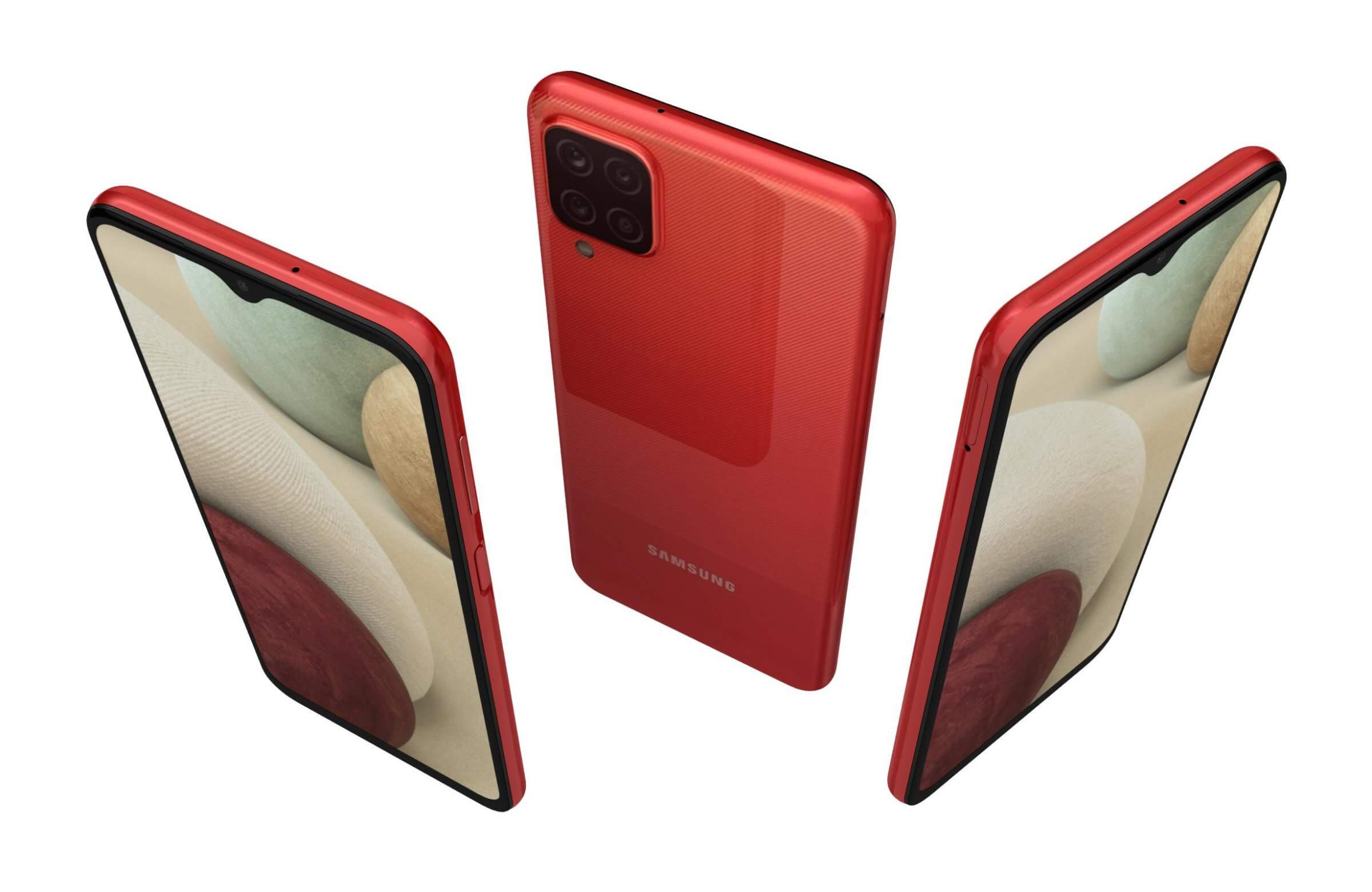 Samsung Galaxy A12 Red - 3D Model by Rever_Art