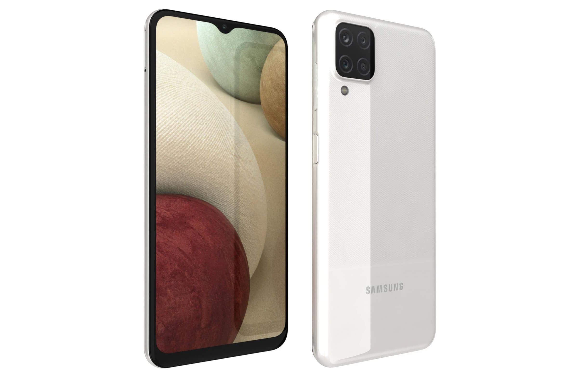 Samsung Galaxy A12 White - 3D Model by Rever_Art