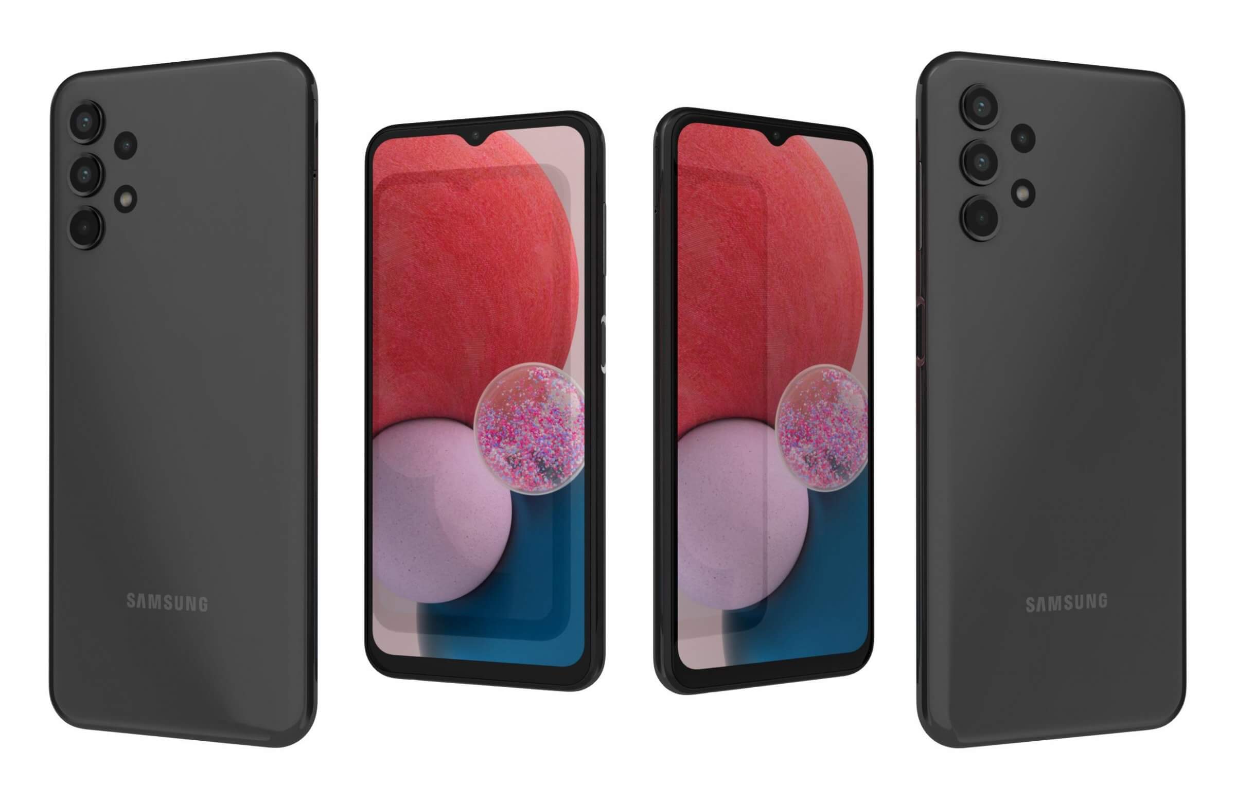 Samsung Galaxy A13 LTE All Colors - 3D Model by Rever_Art