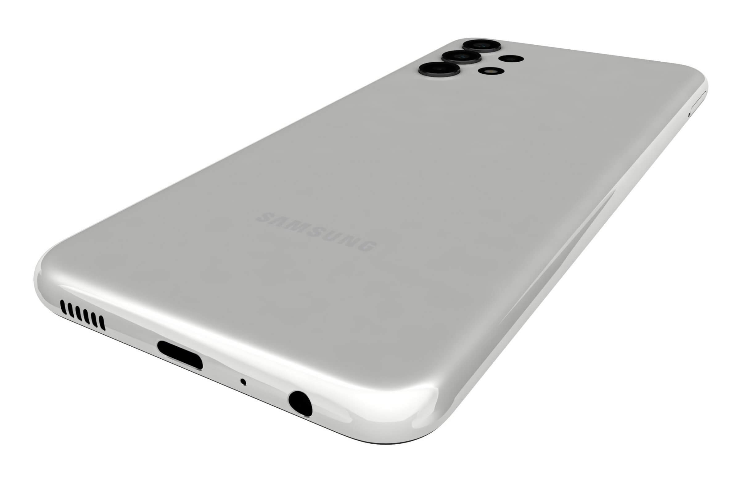 Samsung Galaxy A13 LTE White - 3D Model by Rever_Art