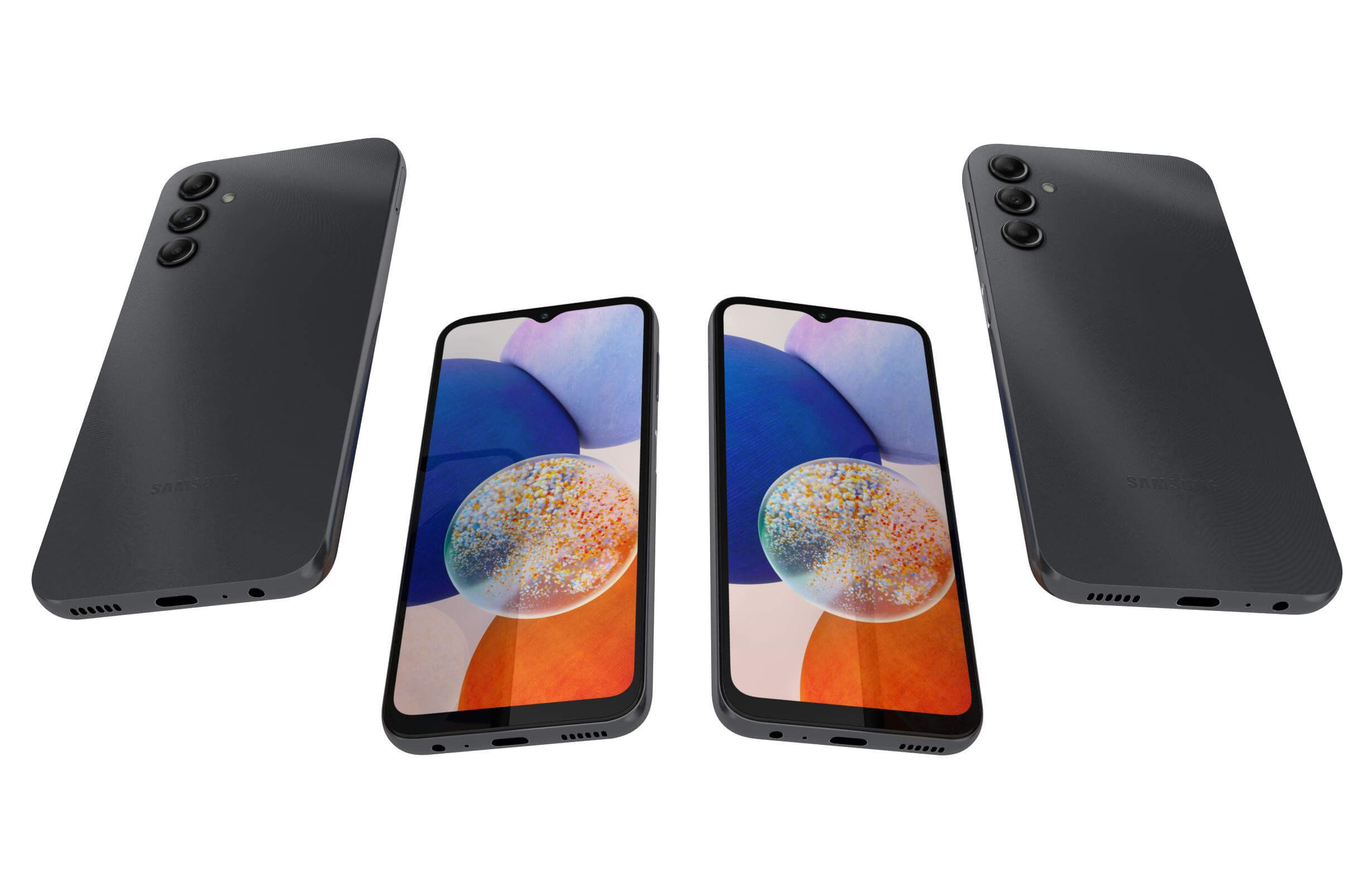 Samsung Galaxy A14 5G Black - 3D Model by Rever_Art