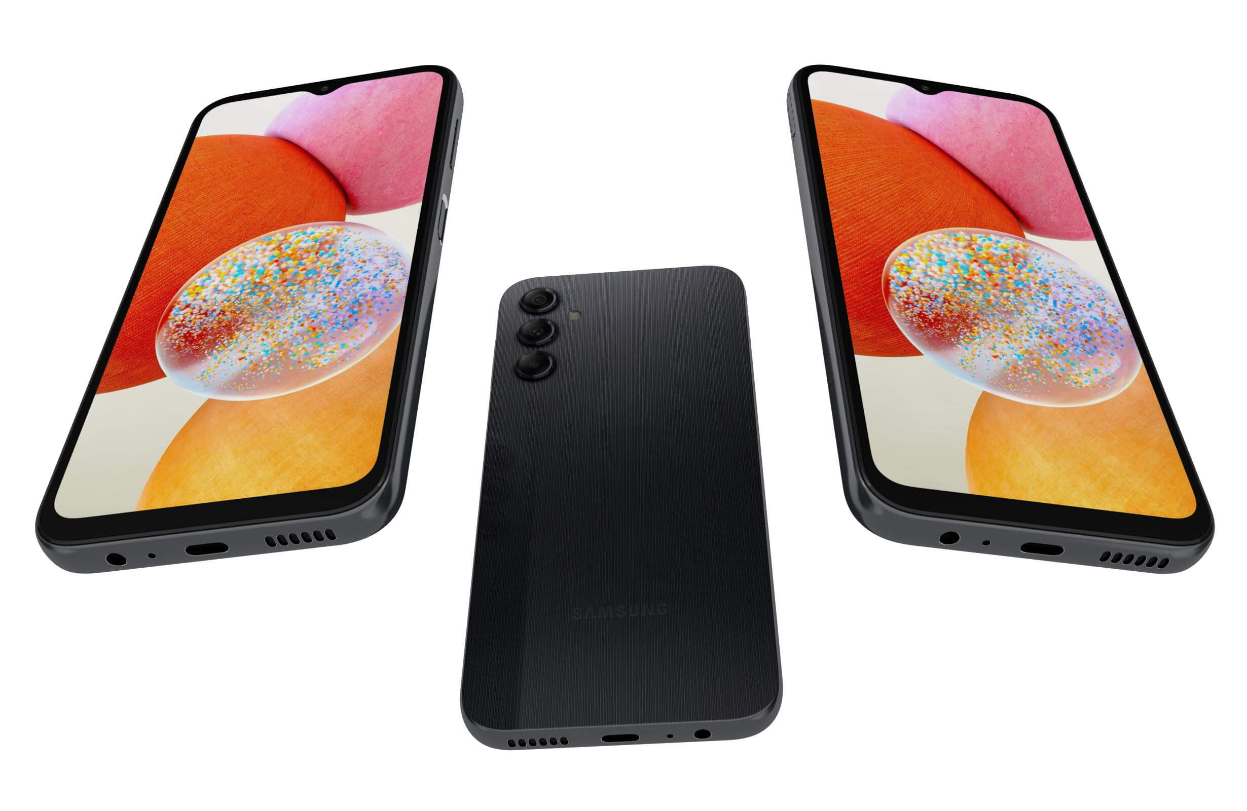 Samsung Galaxy A14 Black - 3D Model by Rever_Art