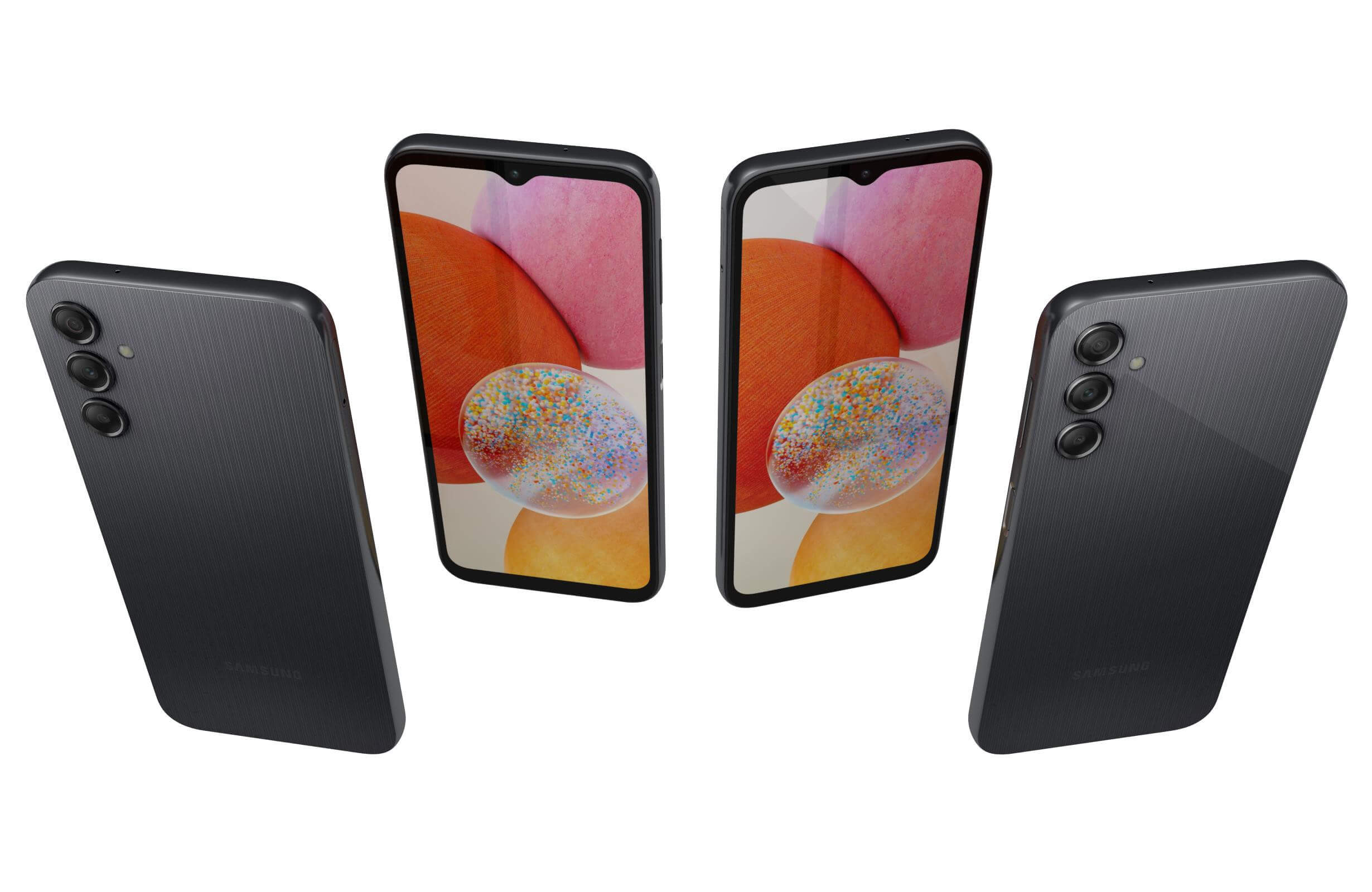 Samsung Galaxy A14 Black - 3D Model by Rever_Art