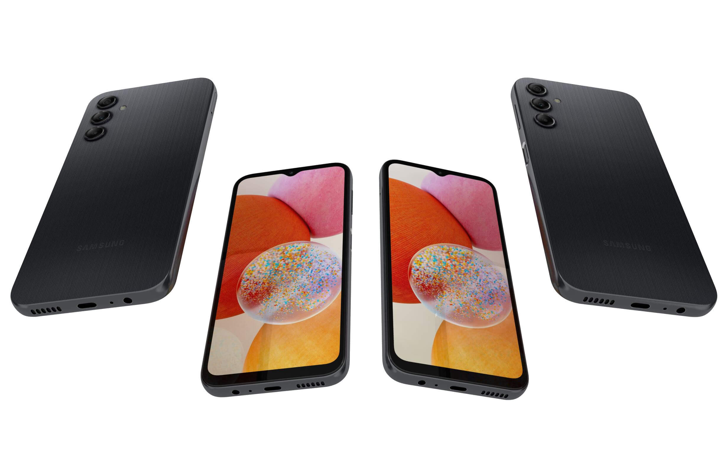 Samsung Galaxy A14 Black - 3D Model by Rever_Art