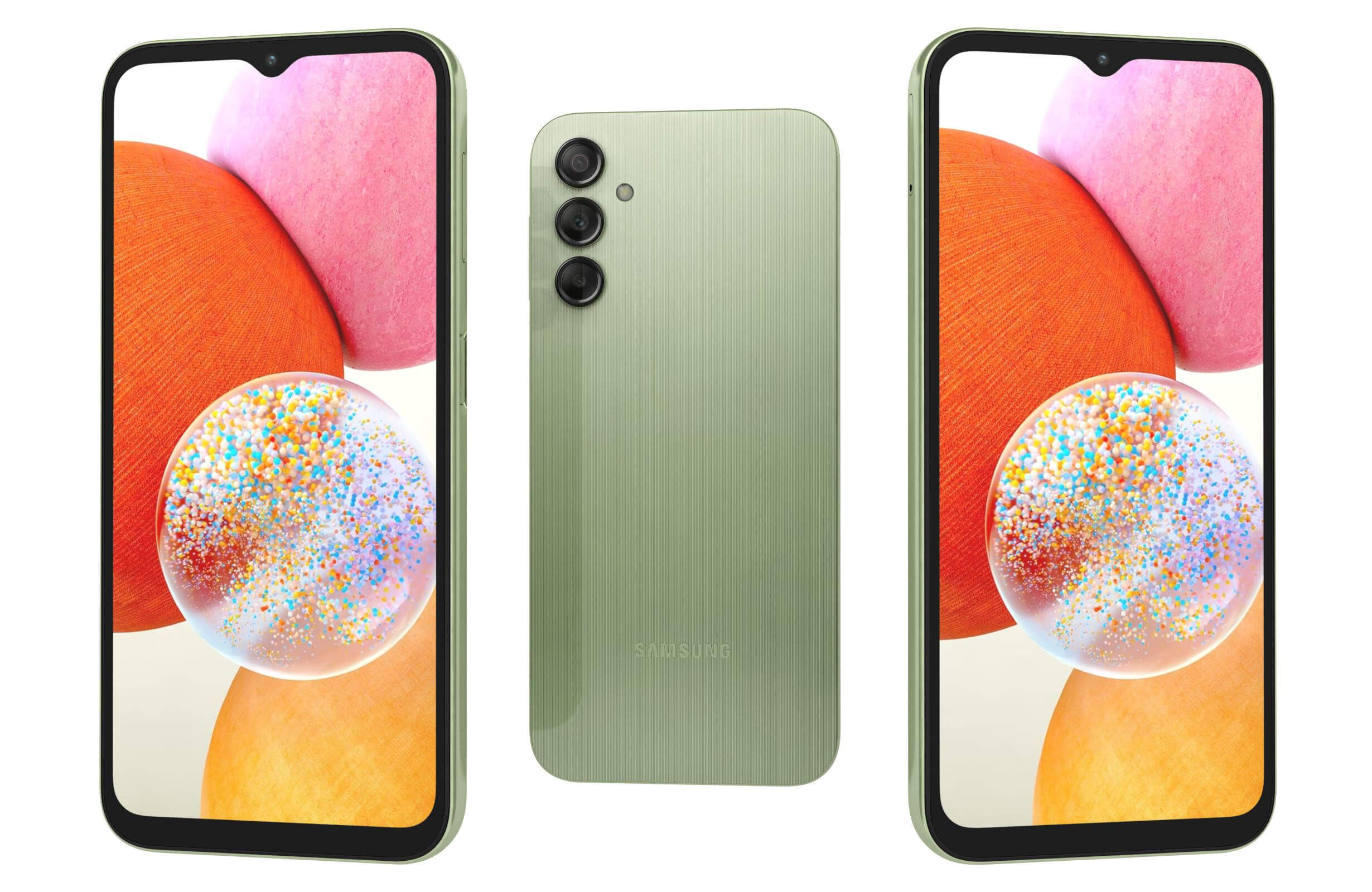 Samsung Galaxy A14 Green - 3D Model by Rever_Art