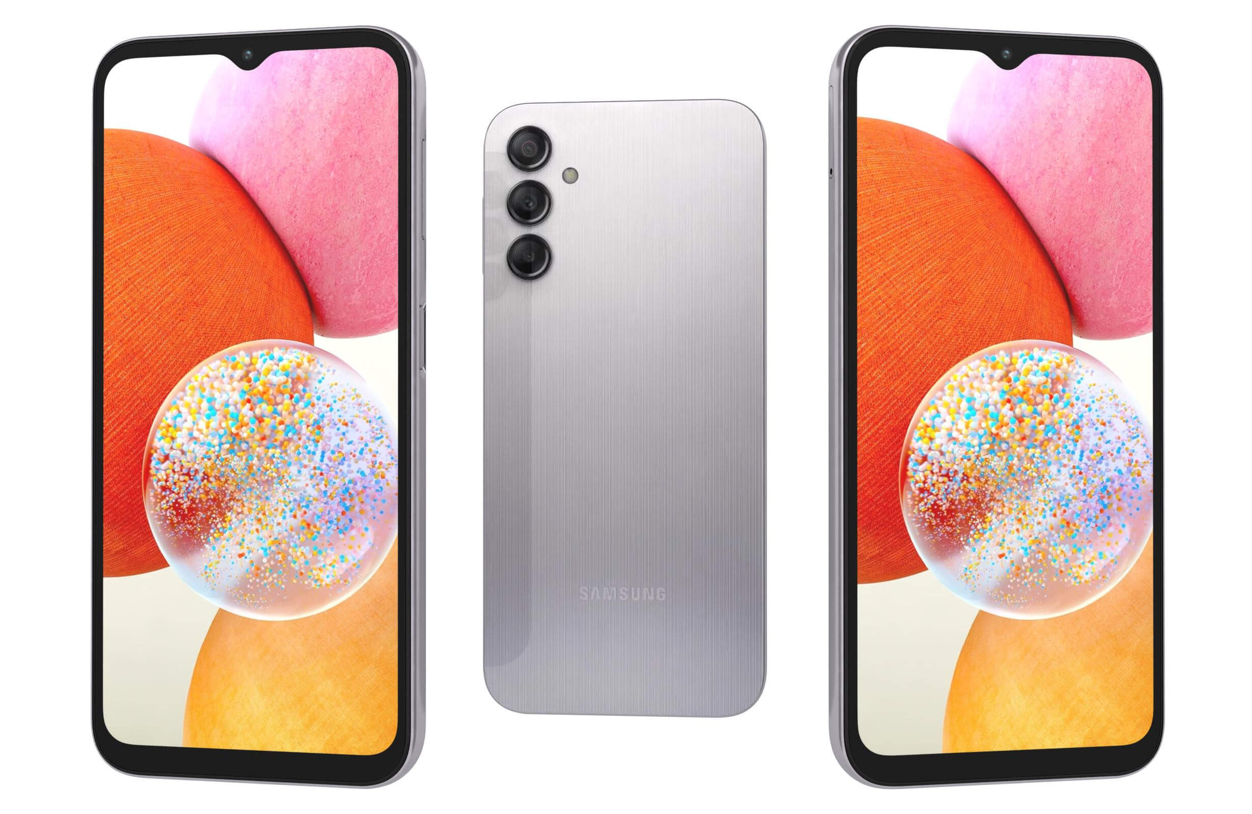 Samsung Galaxy A14 White - 3D Model by Rever_Art