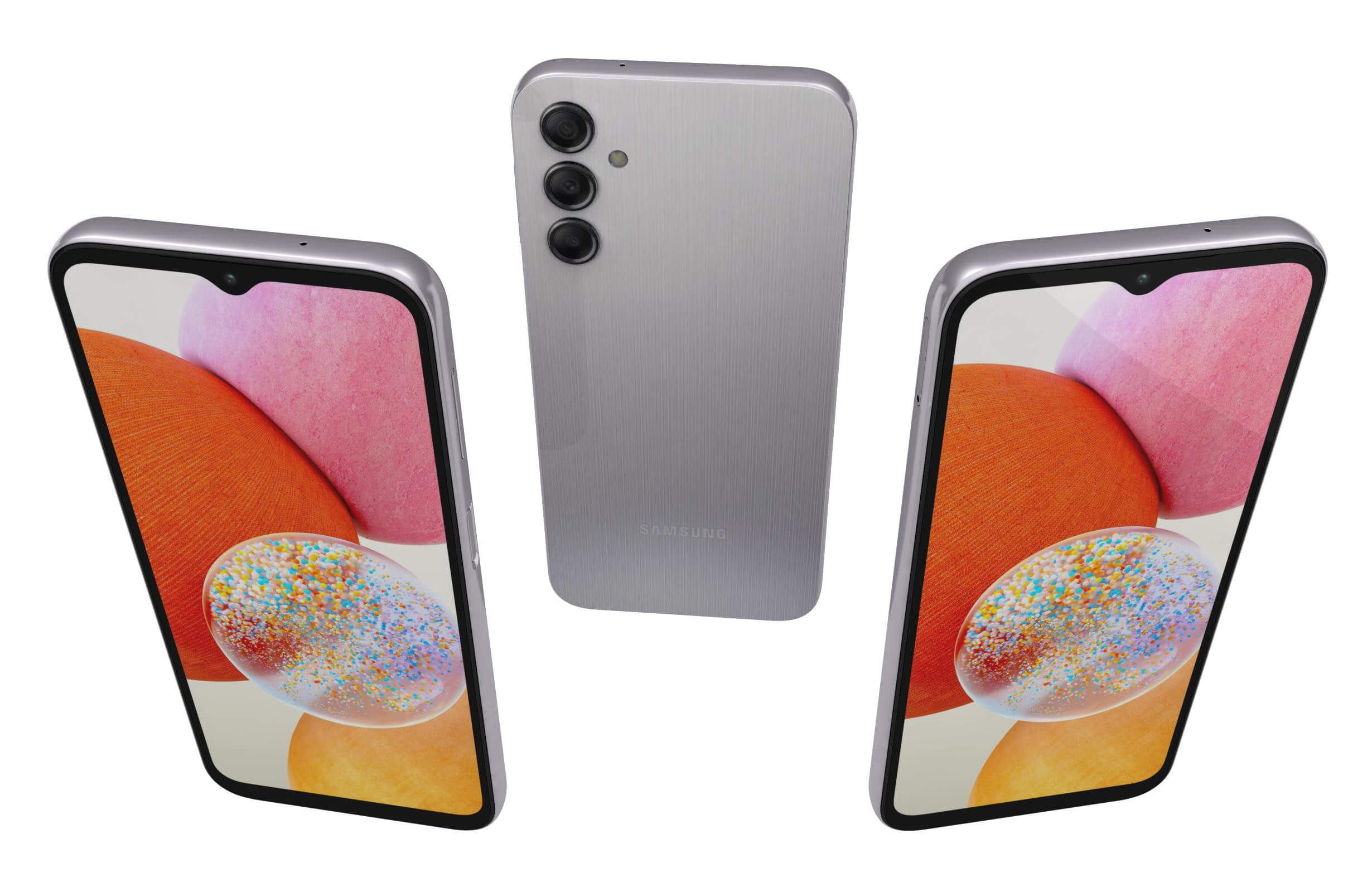 Samsung Galaxy A14 White - 3D Model by Rever_Art