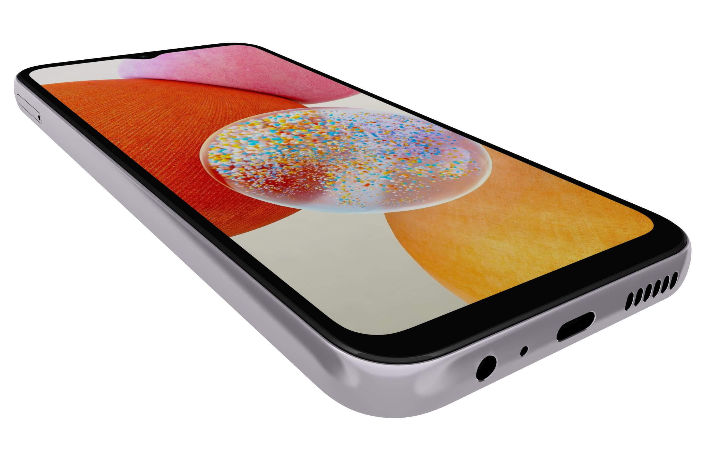 Samsung Galaxy A14 White - 3D Model by Rever_Art