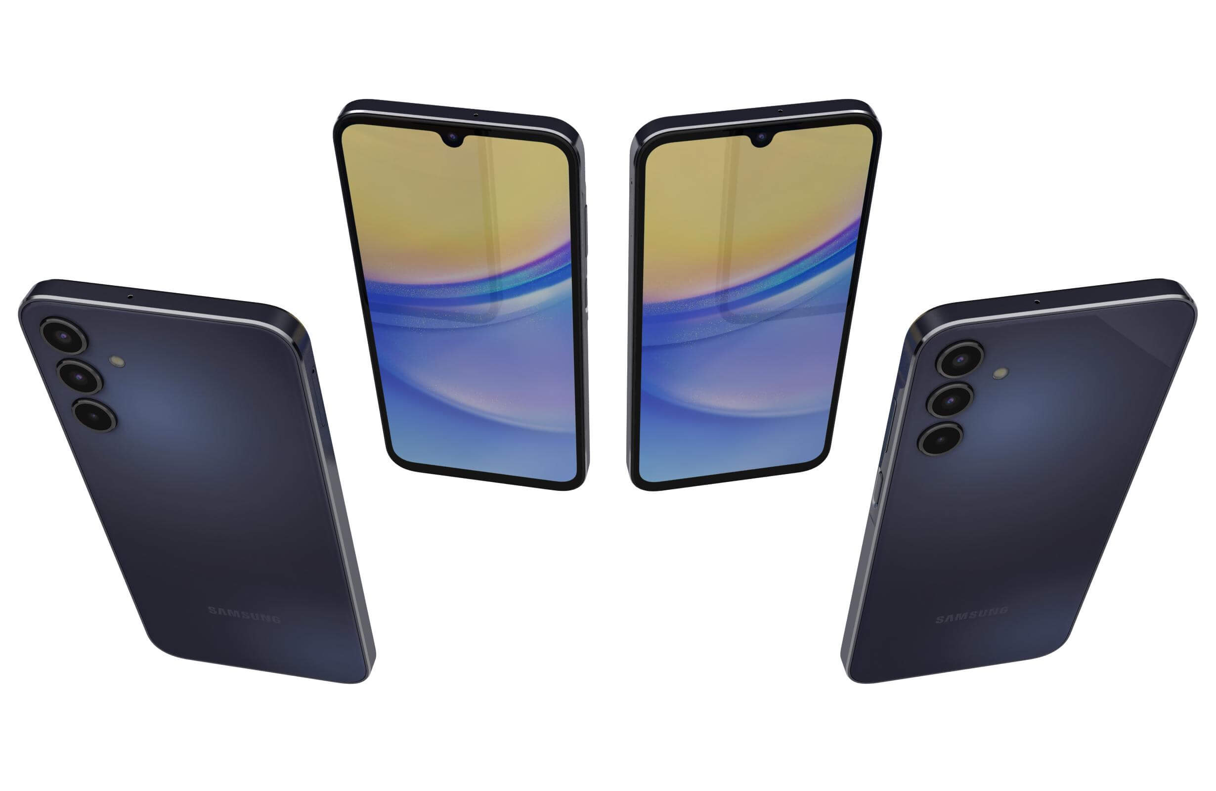 Samsung Galaxy A15 5G Brave Black - 3D Model by Rever_Art