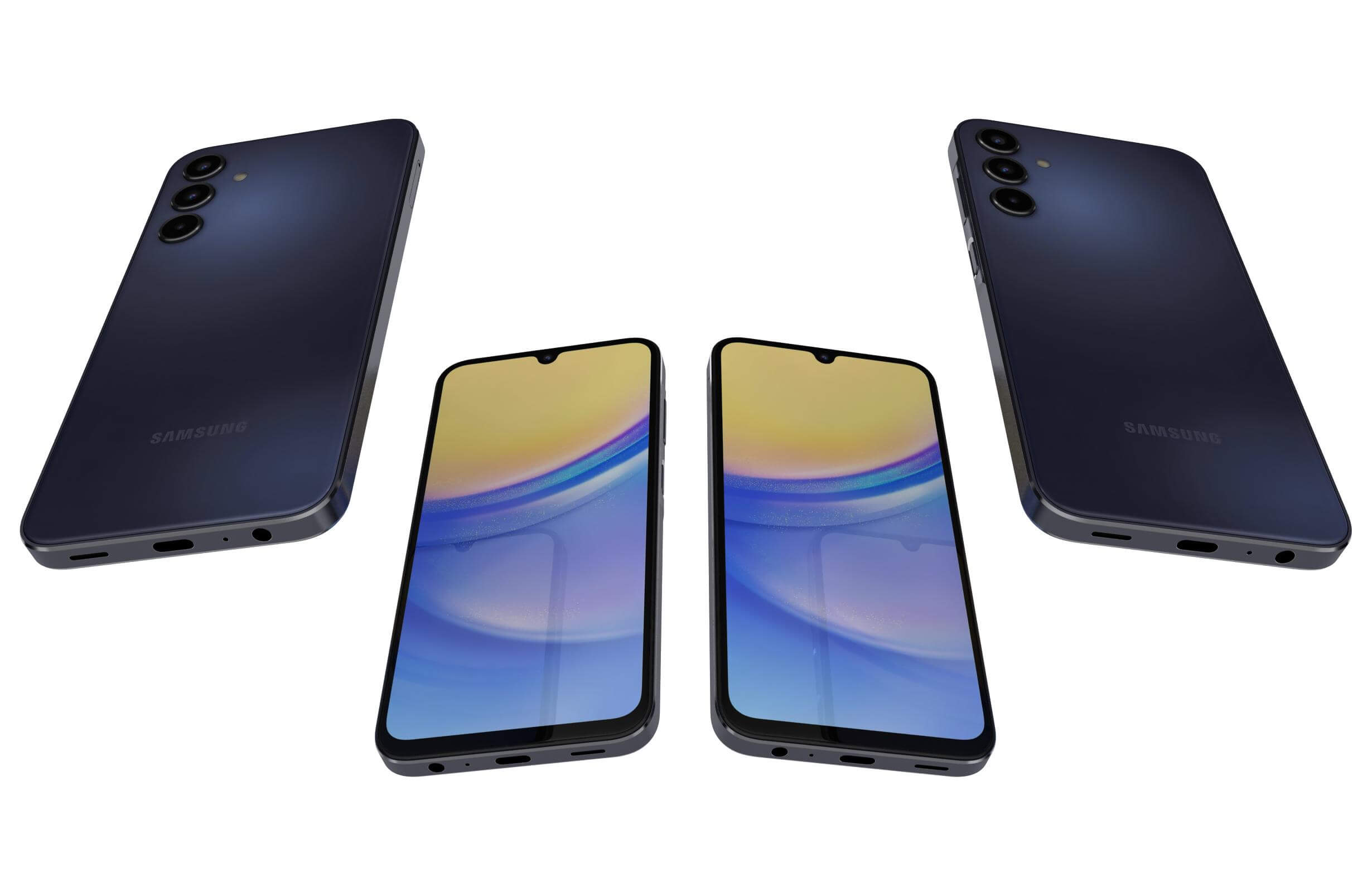 Samsung Galaxy A15 5G Brave Black - 3D Model by Rever_Art