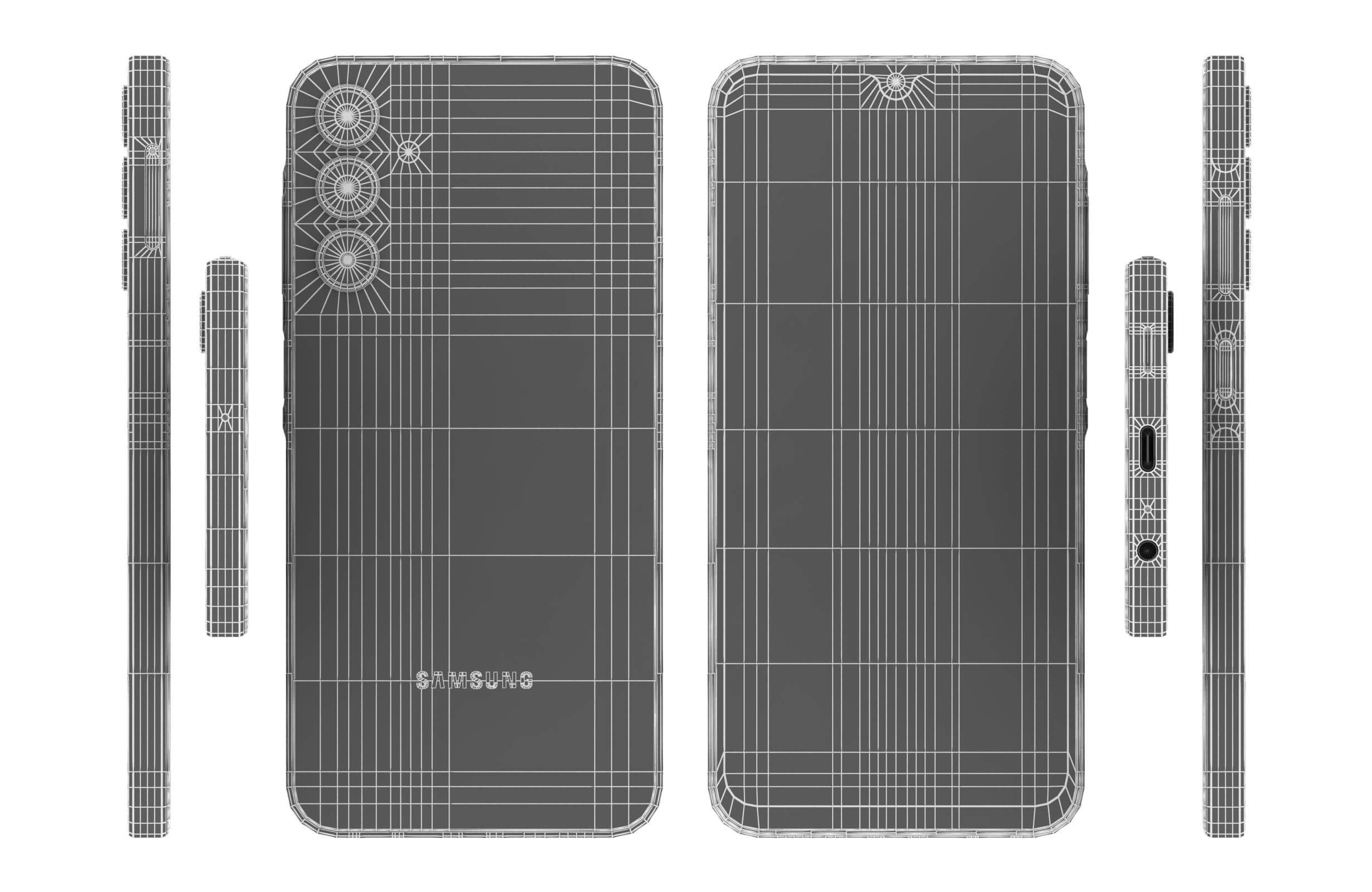 Samsung Galaxy A15 5G Brave Black - 3D Model by Rever_Art