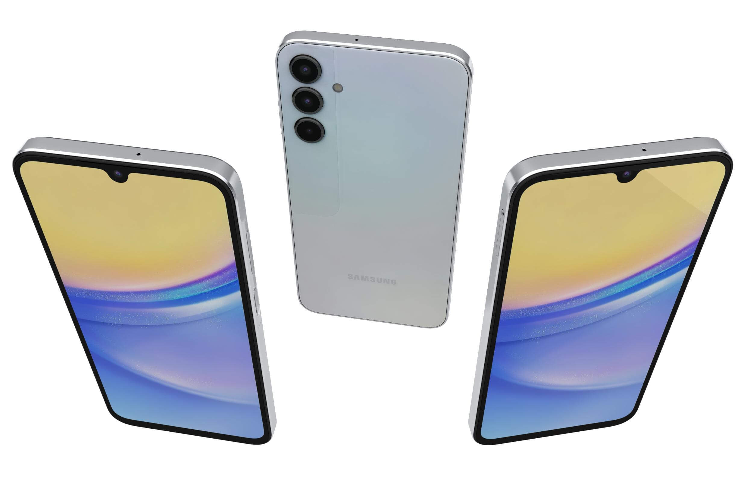 Samsung Galaxy A15 5G Optimistic Blue - 3D Model by Rever_Art