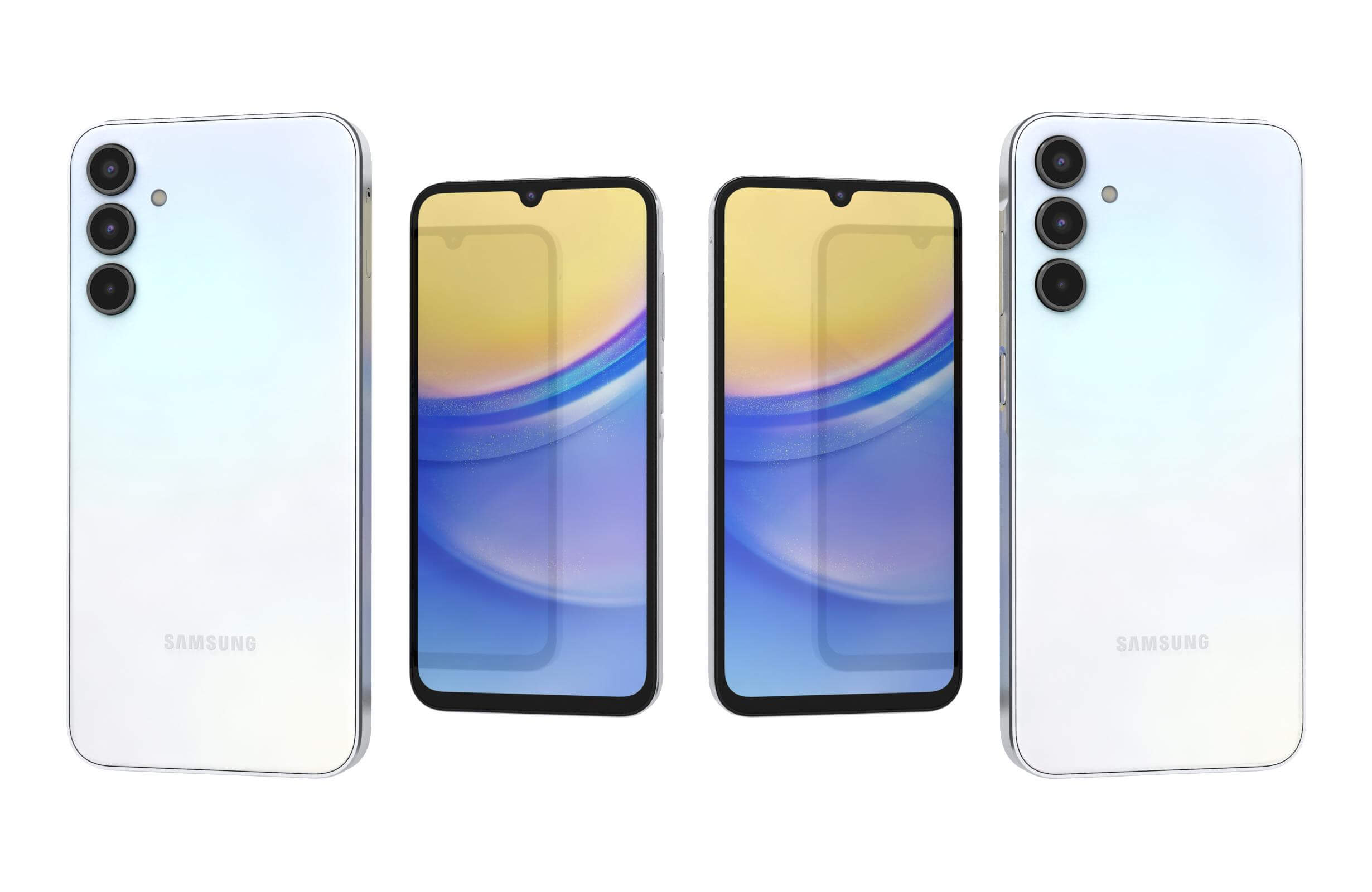 Samsung Galaxy A15 5G Optimistic Blue - 3D Model by Rever_Art