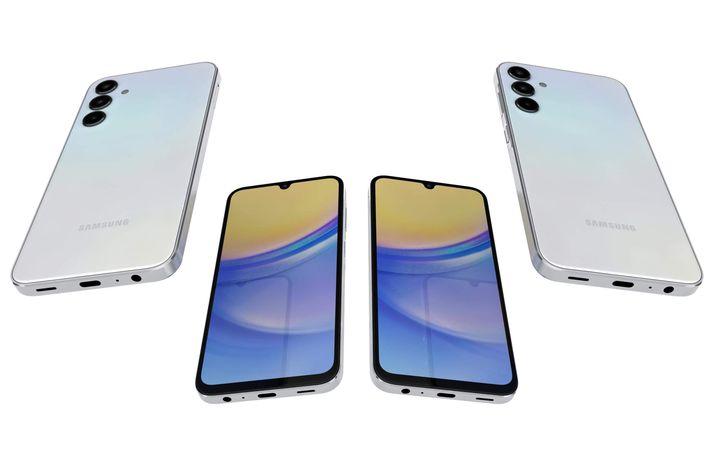 Samsung Galaxy A15 5G Optimistic Blue - 3D Model by Rever_Art