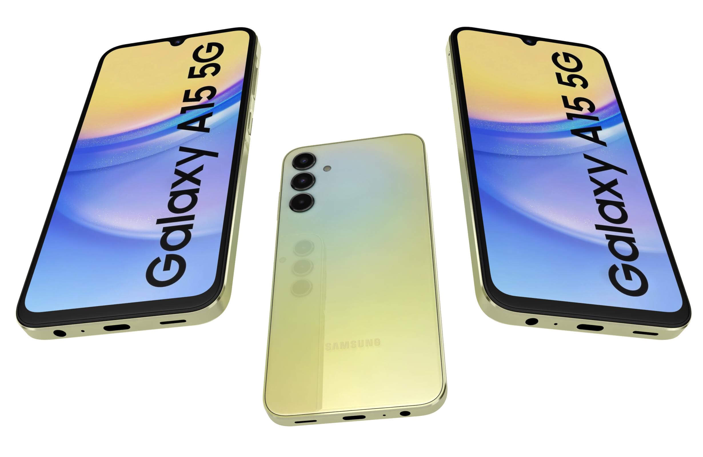 Samsung Galaxy A15 5G Personality Yellow - 3D Model by Rever_Art