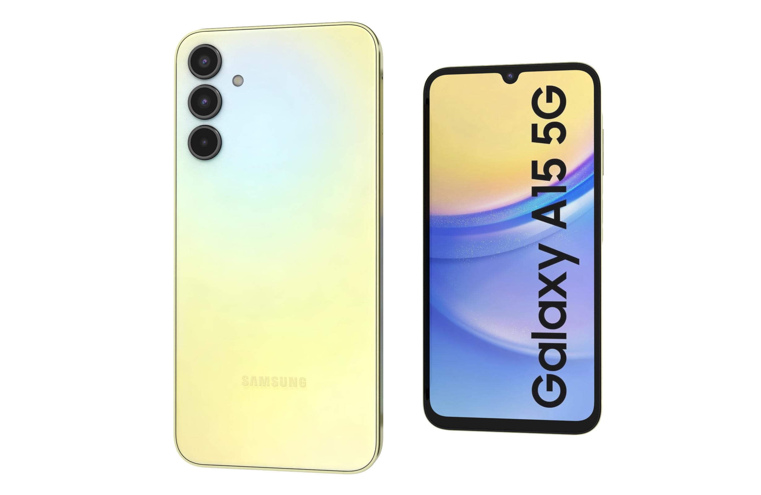 Samsung Galaxy A15 5G Personality Yellow - 3D Model by Rever_Art