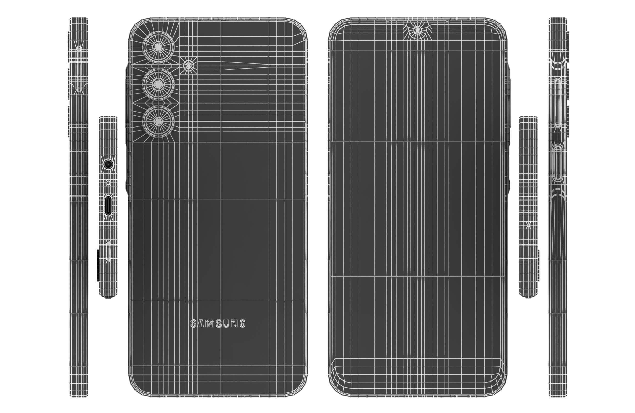 Samsung Galaxy A16 4G All Colors - 3D Model by Rever_Art