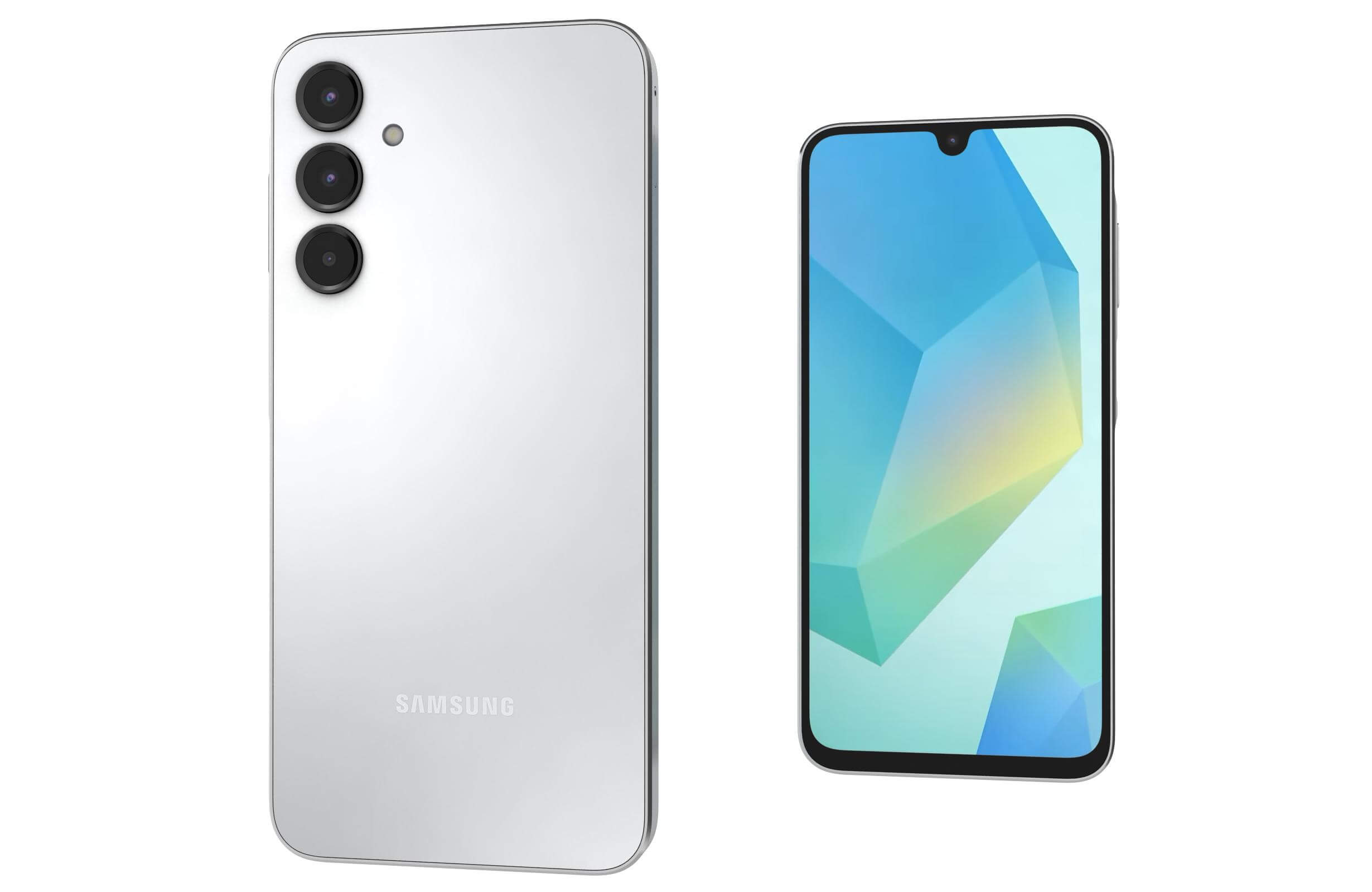 Samsung Galaxy A16 4G Light Gray - 3D Model by Rever_Art